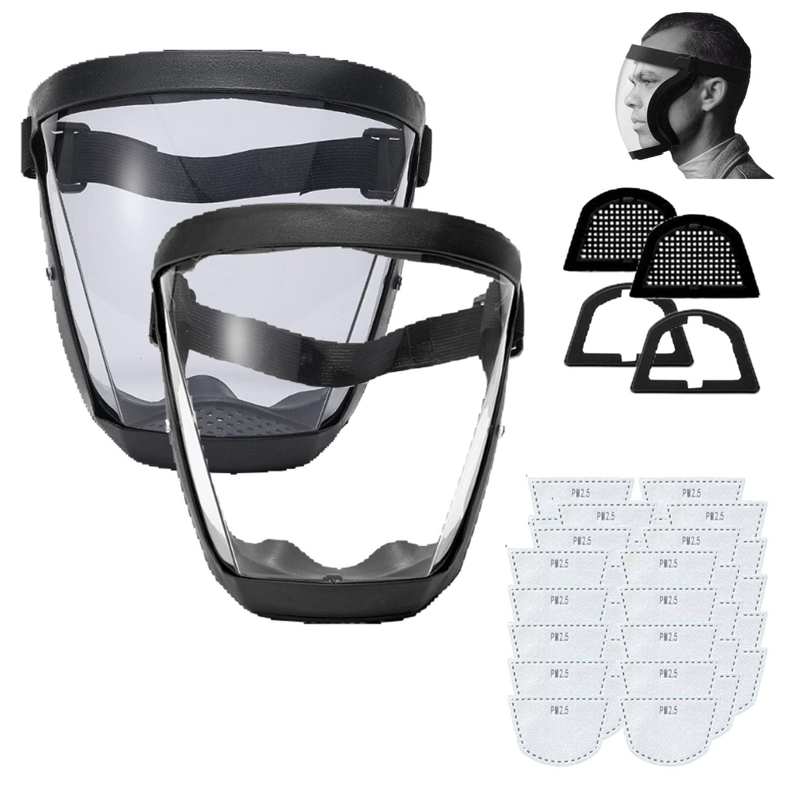 Anti-Dust & Fog-Free Face Shield for Grinding and Cutting, Face Shield ...
