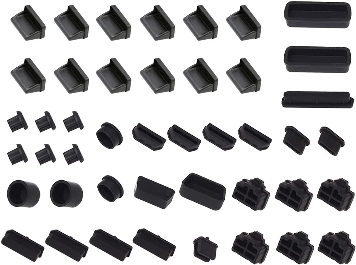 Anti Dust Plug, Silicone Cap Computer Port Cover PC Interface Stopper ...