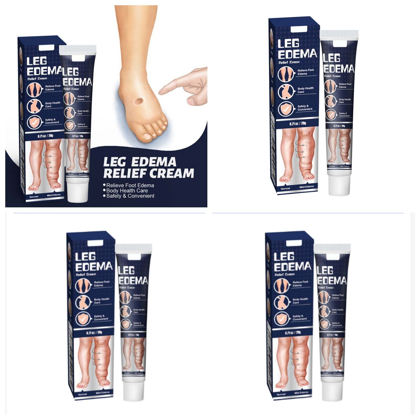 Anti-Edema Leg & Foot Cream – Swelling Relief for Calves, Arms & Ankles ...