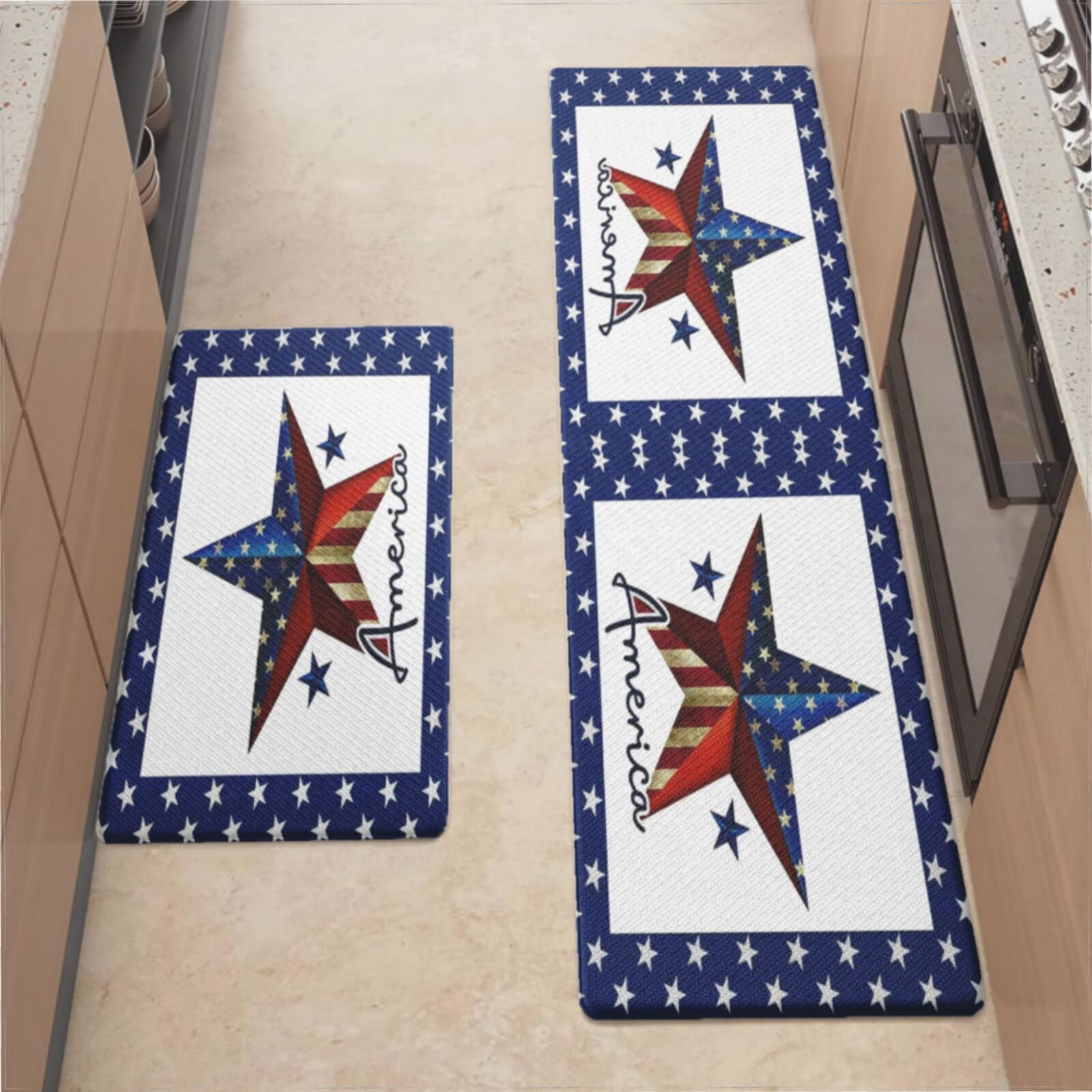 Anti Fatigue Cushioned Kitchen Mats For Floor, Waterproof Non Slip ...