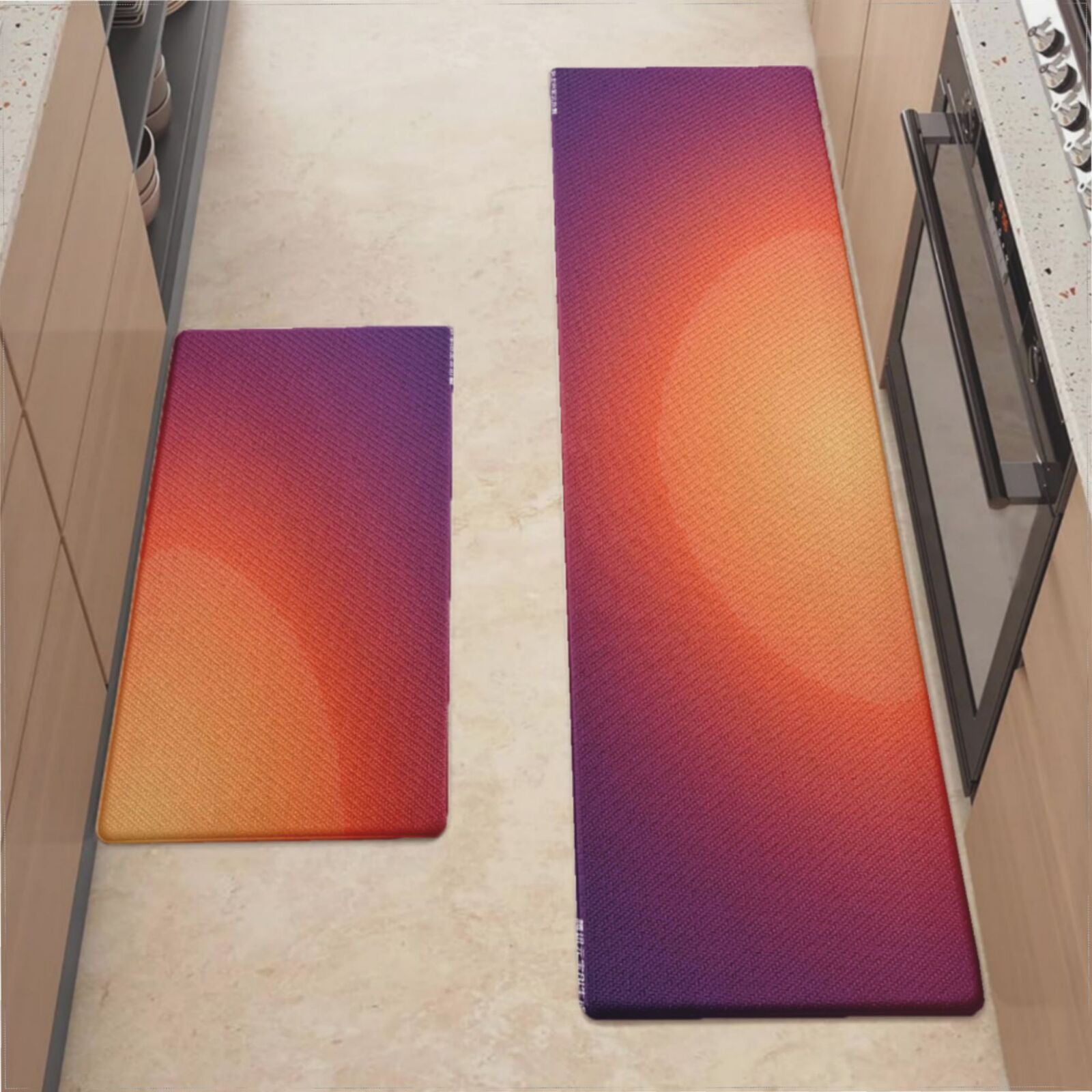 Anti Fatigue Cushioned Kitchen Mats For Floor, Waterproof Non Slip ...