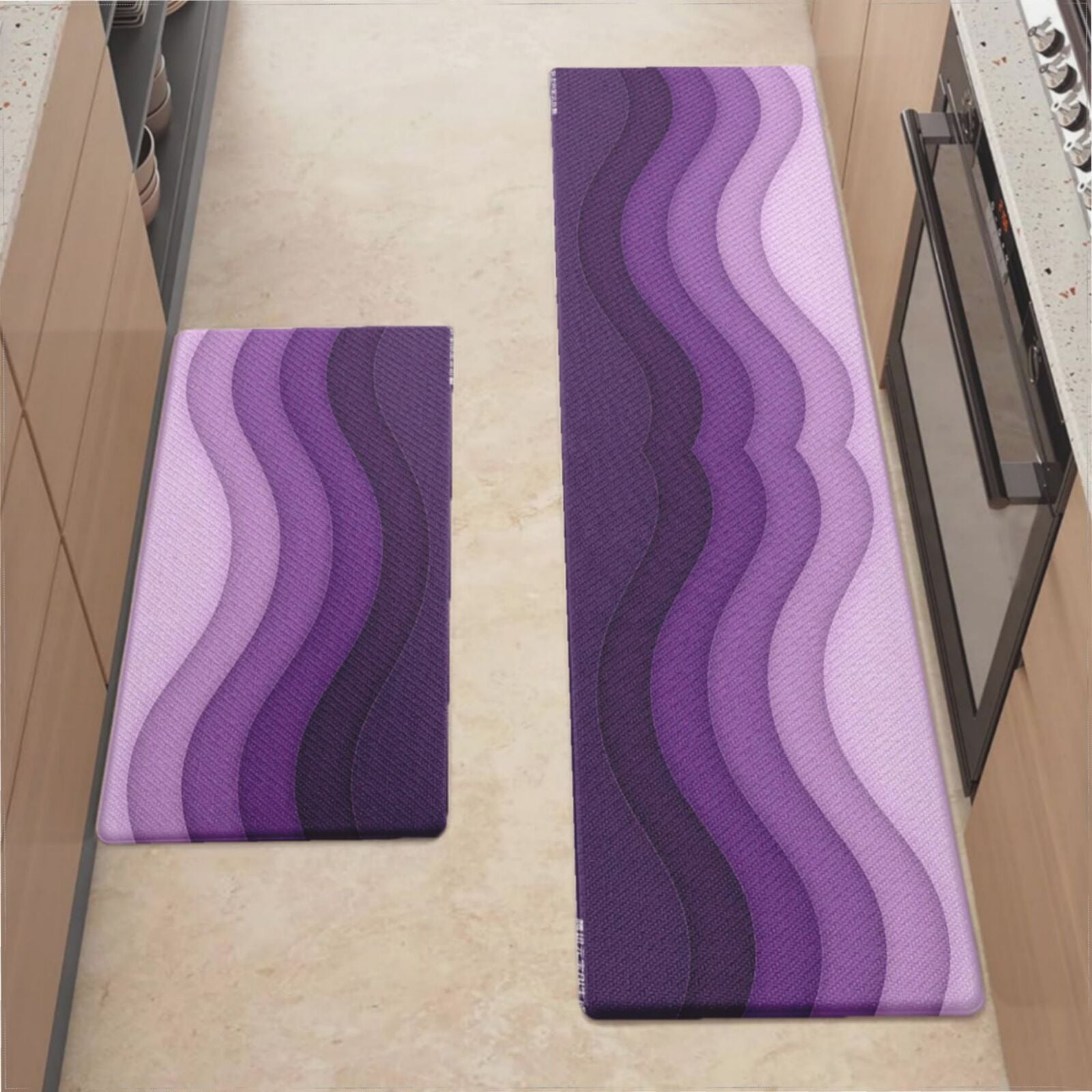 Anti Fatigue Cushioned Kitchen Mats For Floor, Waterproof Non Slip ...