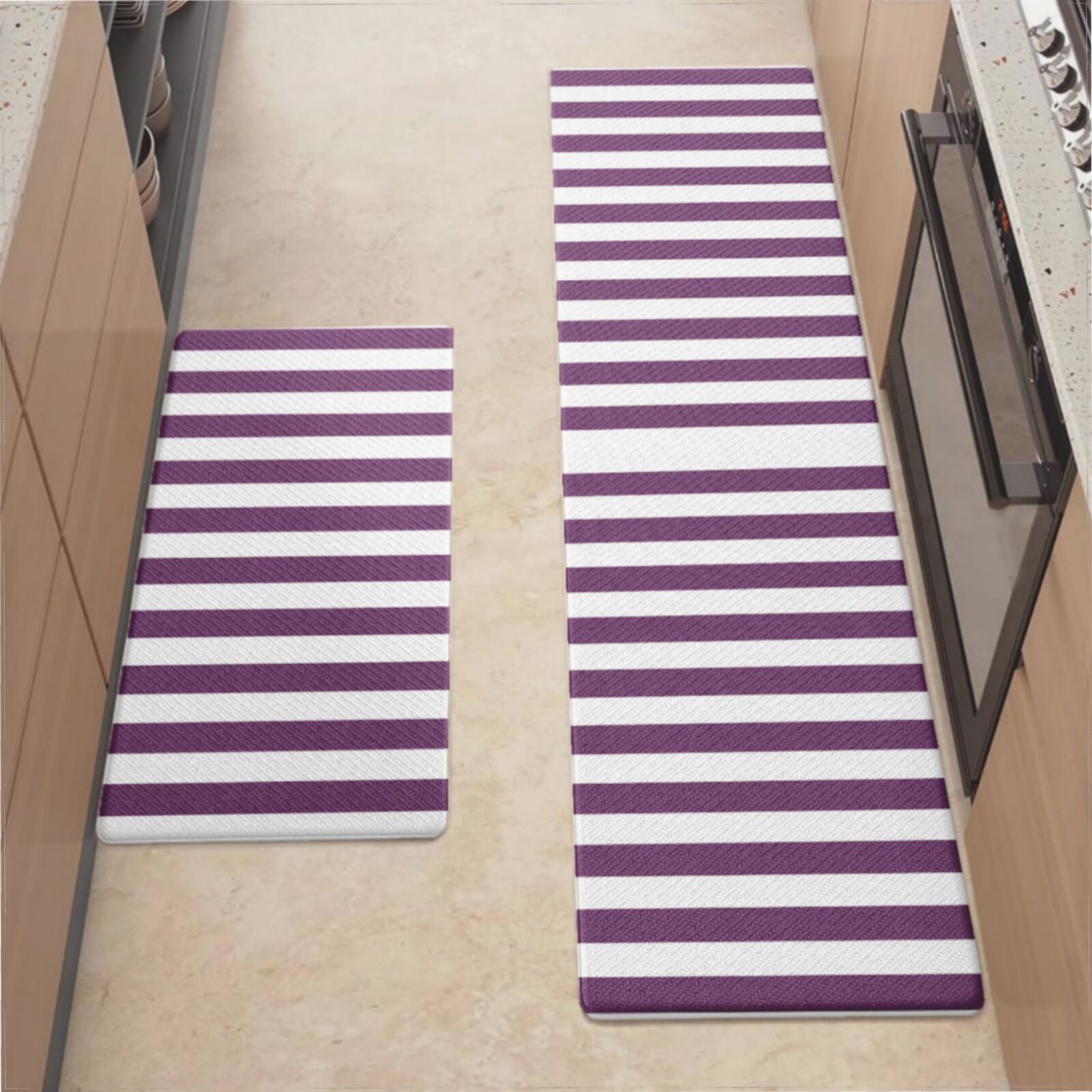 Anti Fatigue Cushioned Kitchen Mats For Floor, Waterproof Non Slip ...