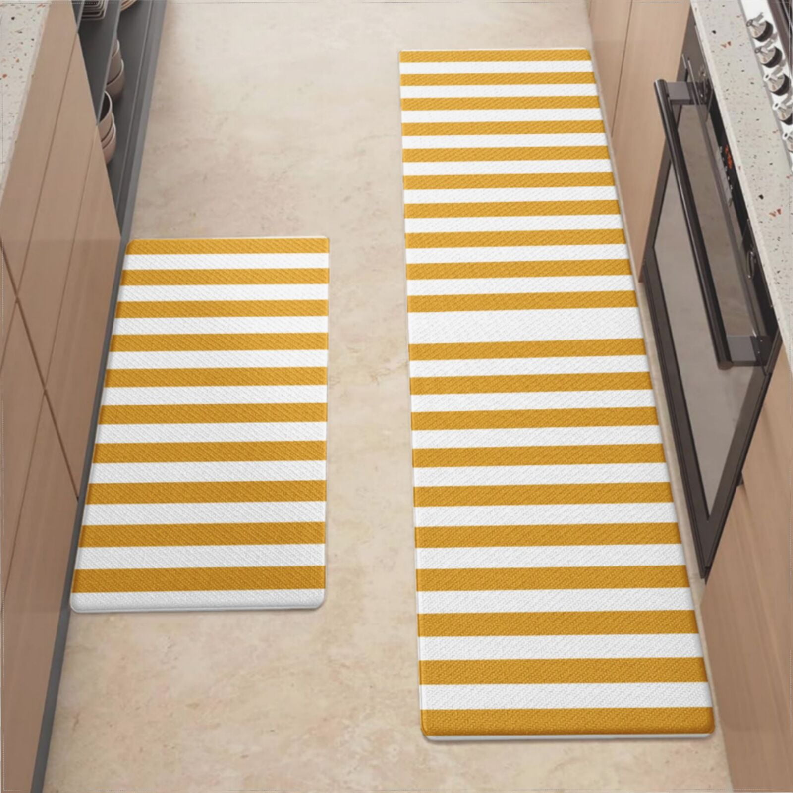 Anti Fatigue Cushioned Kitchen Mats For Floor, Waterproof Non Slip ...