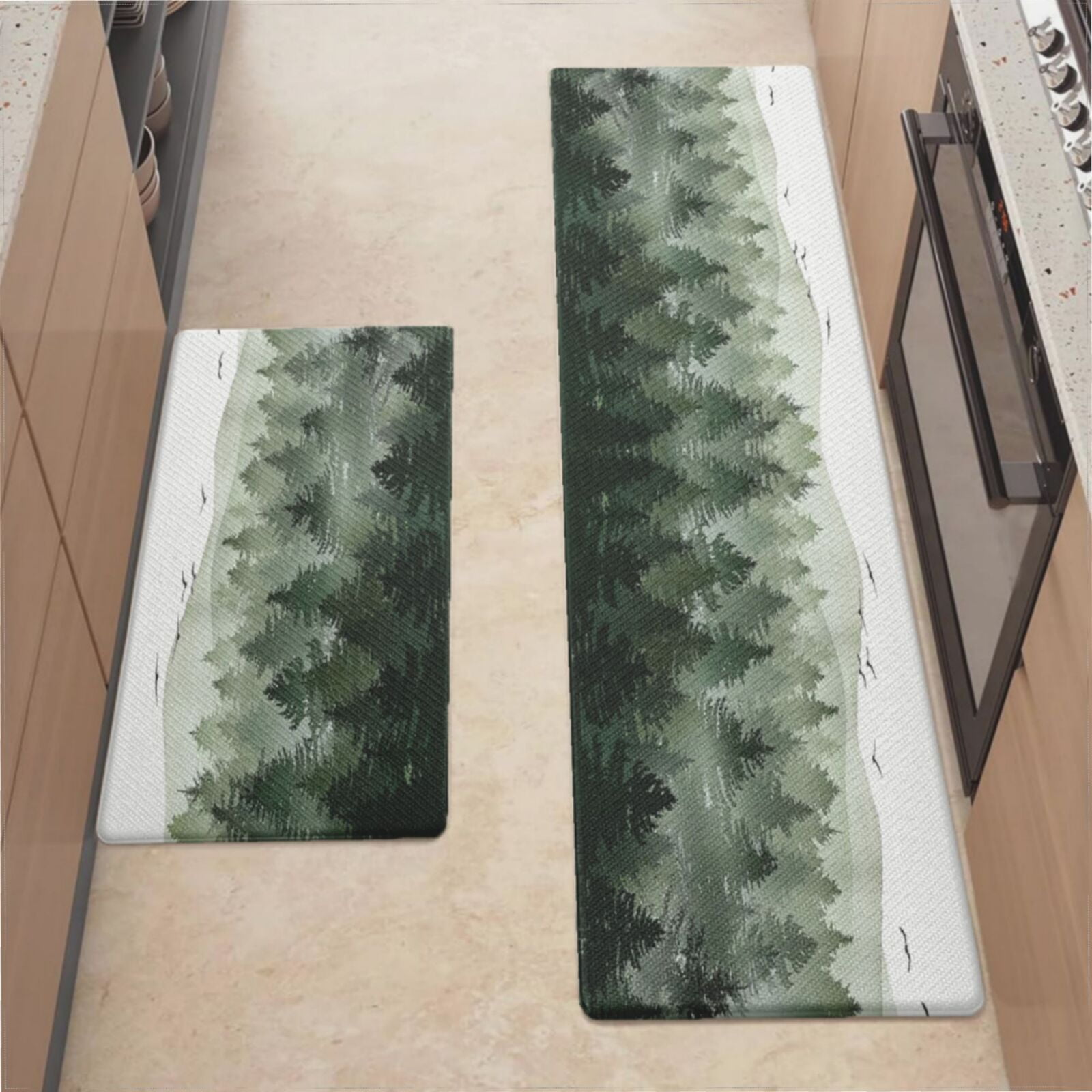 Anti Fatigue Cushioned Kitchen Mats For Floor, Waterproof Non Slip ...