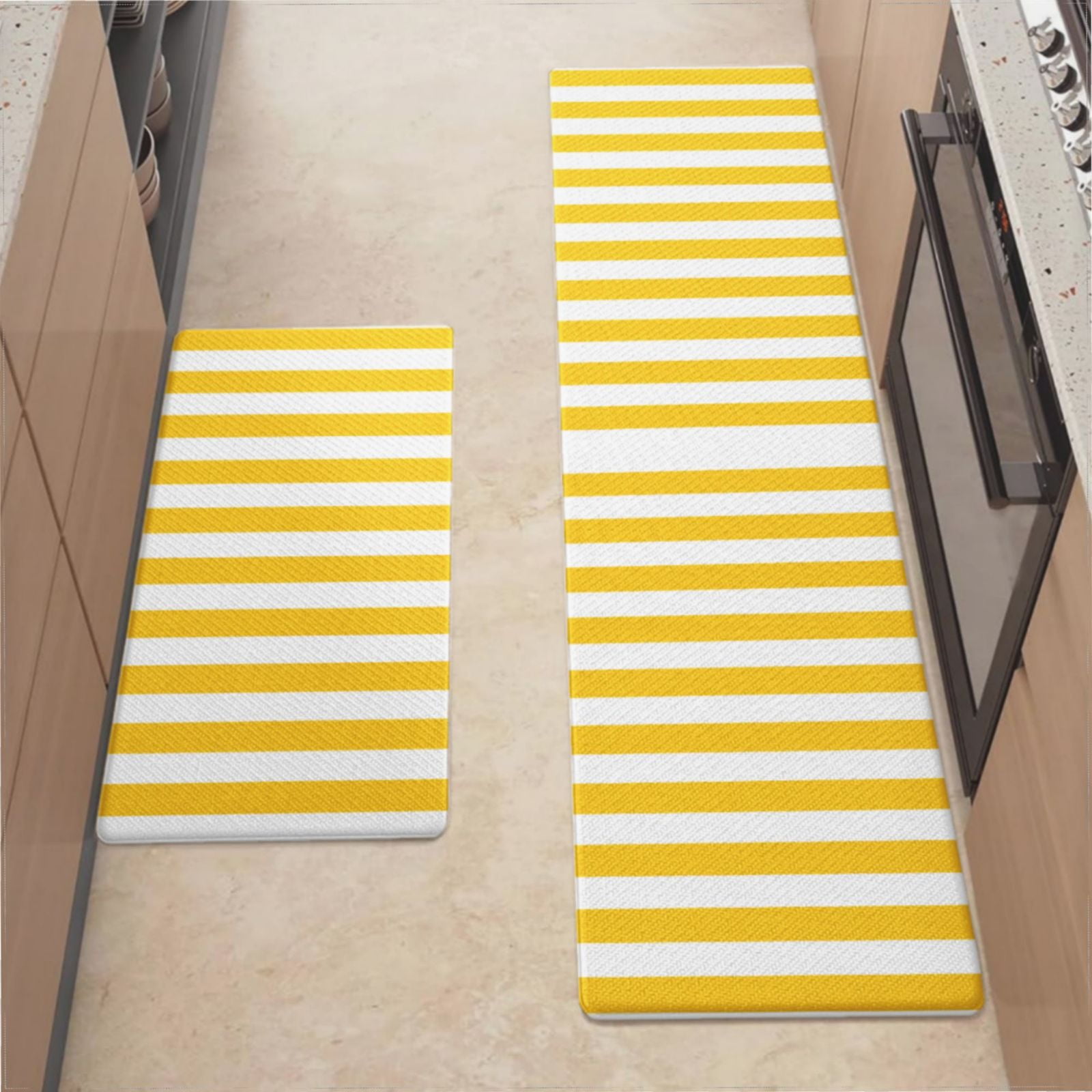 Anti Fatigue Cushioned Kitchen Mats For Floor, Waterproof Non Slip ...