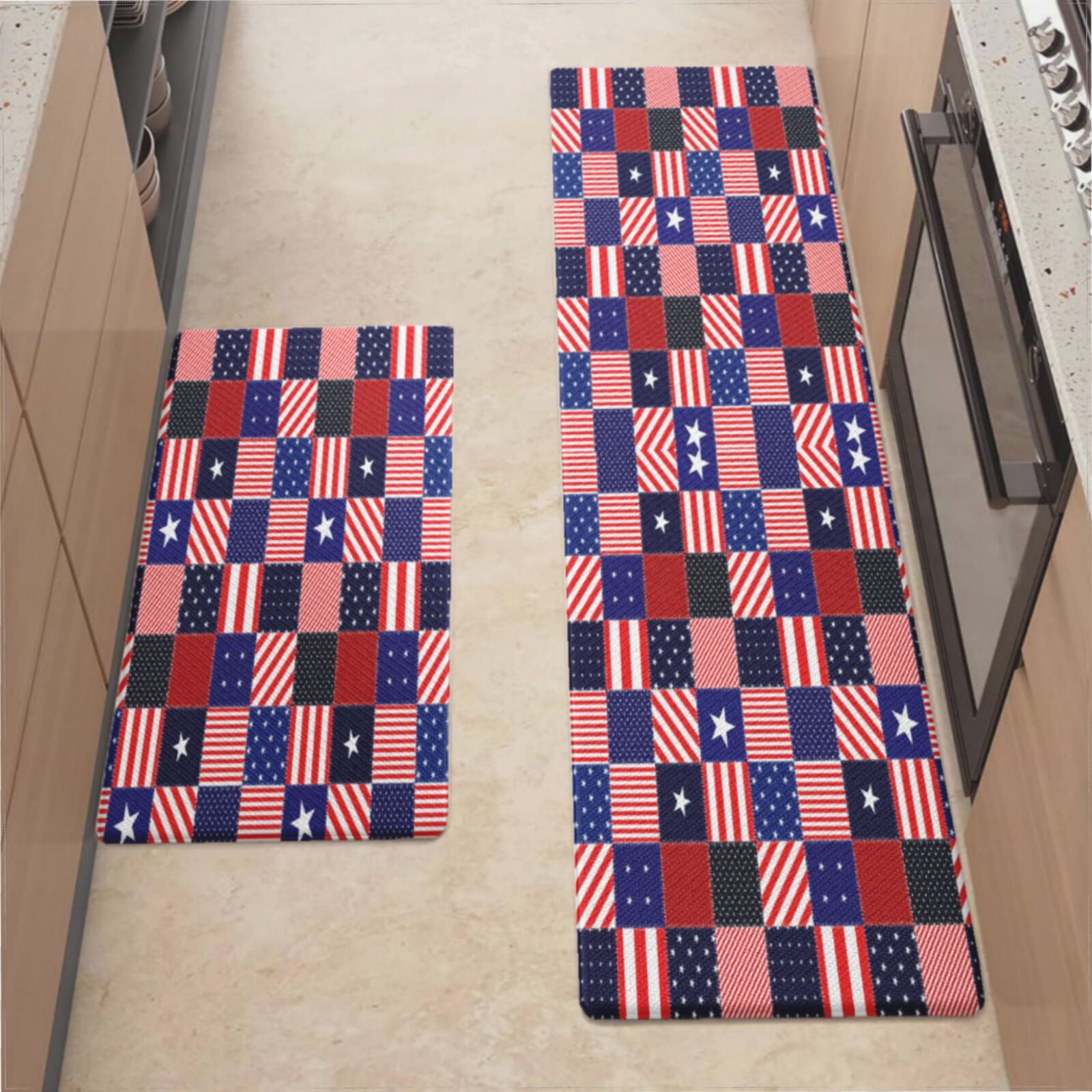 Anti Fatigue Cushioned Kitchen Mats For Floor, Waterproof Non Slip ...
