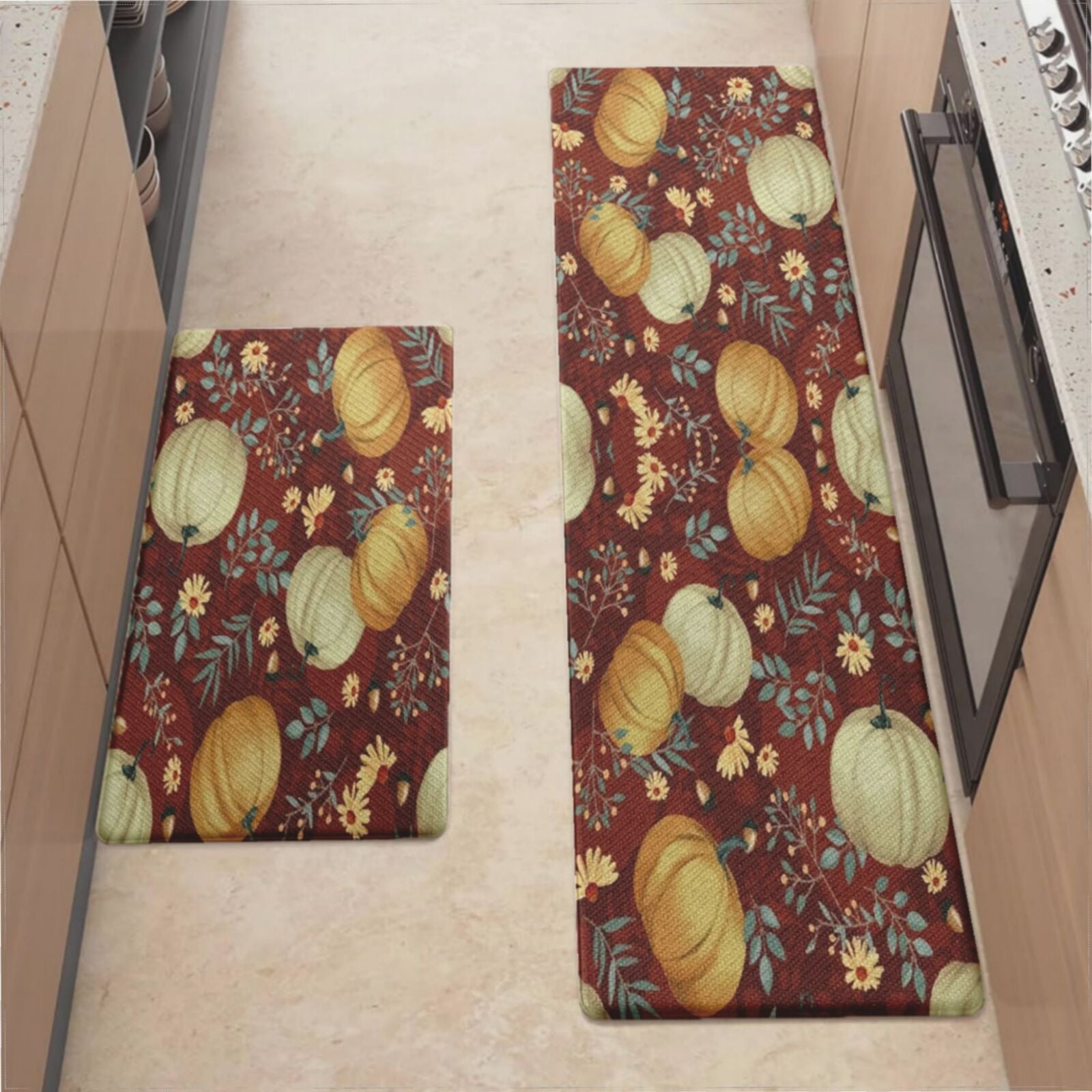 Anti Fatigue Cushioned Kitchen Mats For Floor, Waterproof Non Slip ...