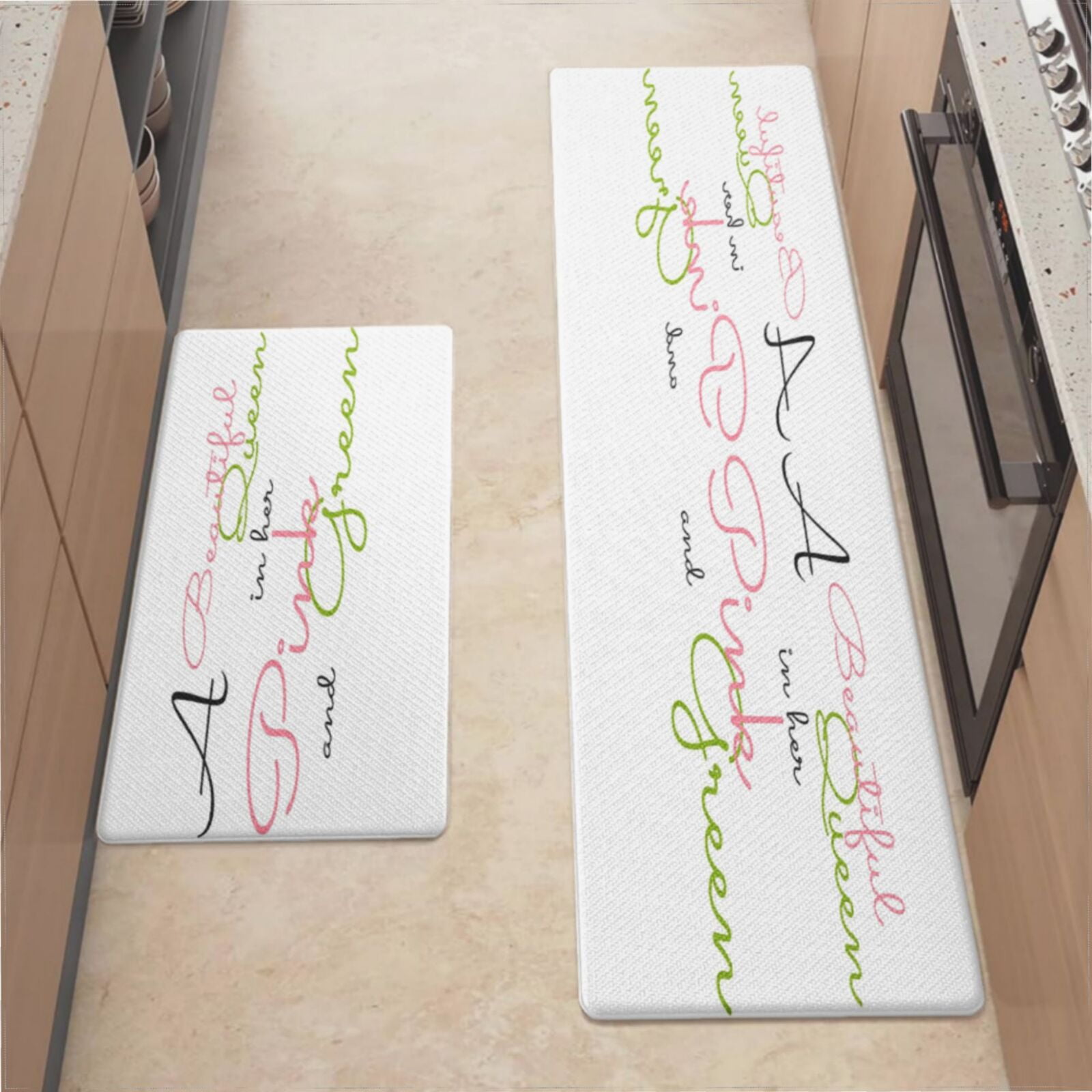 Anti Fatigue Cushioned Kitchen Mats For Floor, Waterproof Non Slip ...