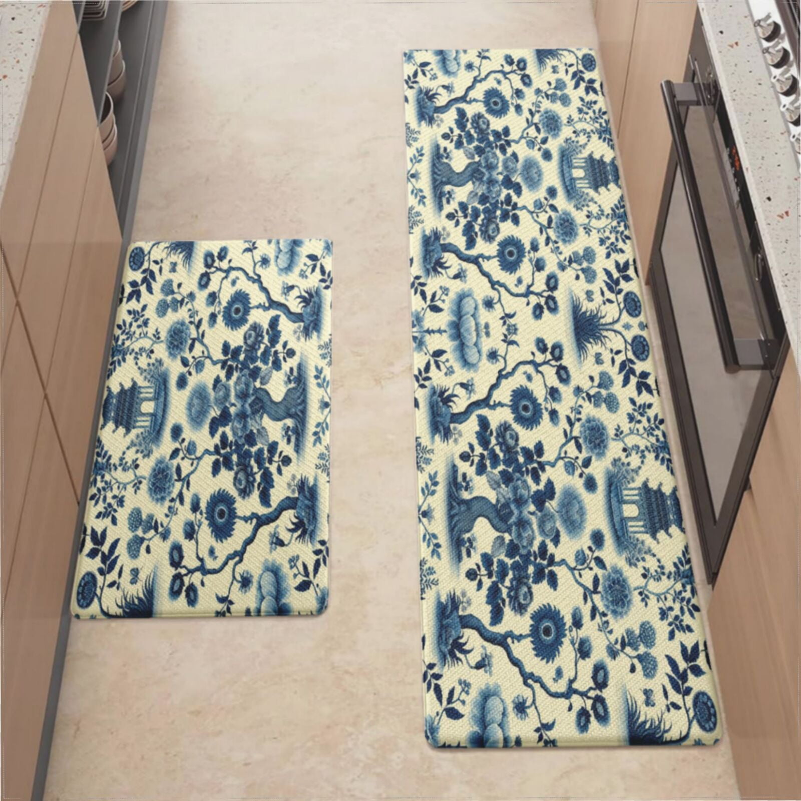 Anti Fatigue Cushioned Kitchen Mats For Floor, Waterproof Non Slip ...