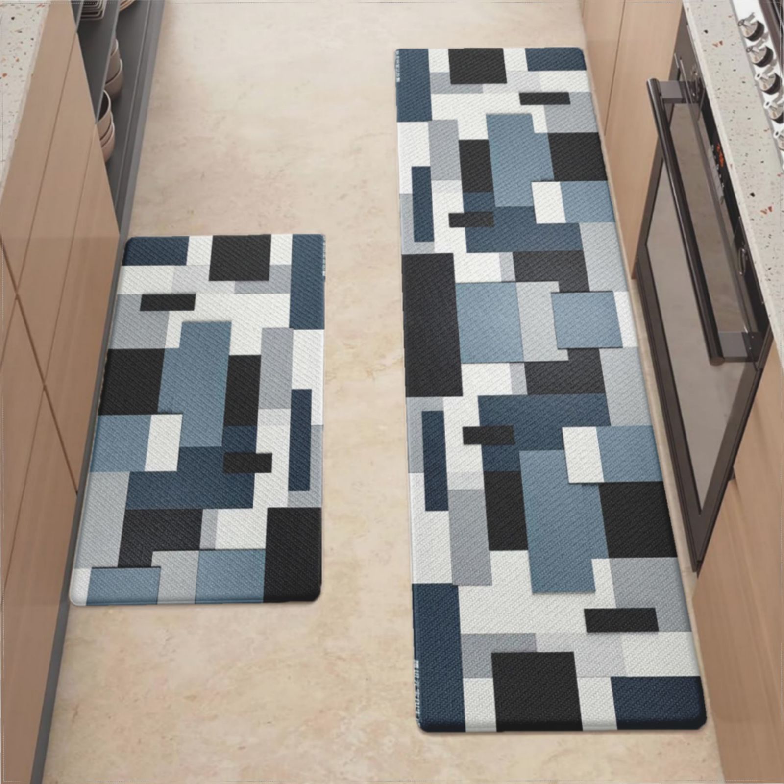 Anti Fatigue Cushioned Kitchen Mats For Floor, Waterproof Non Slip ...