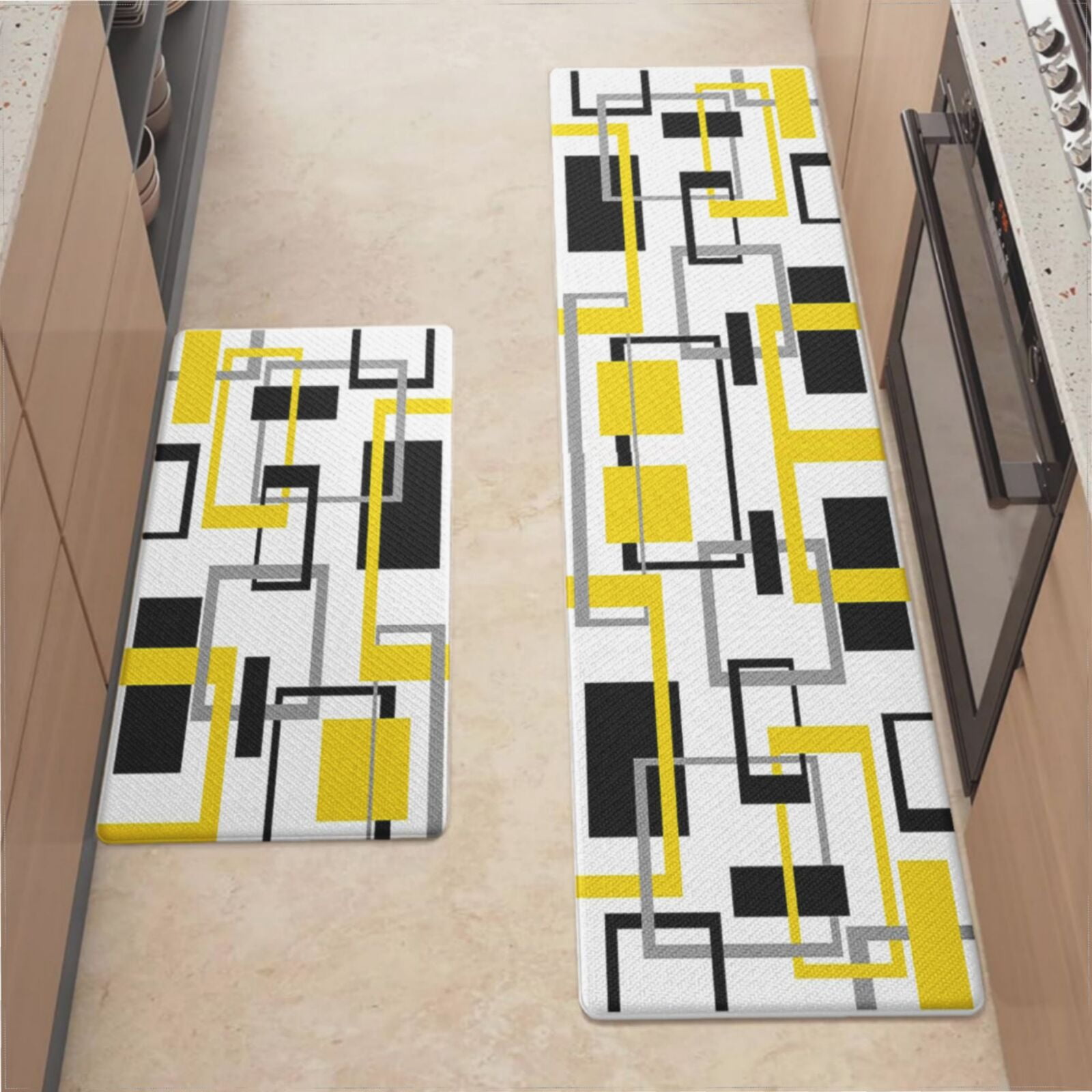 Anti Fatigue Cushioned Kitchen Mats For Floor, Waterproof Non Slip ...