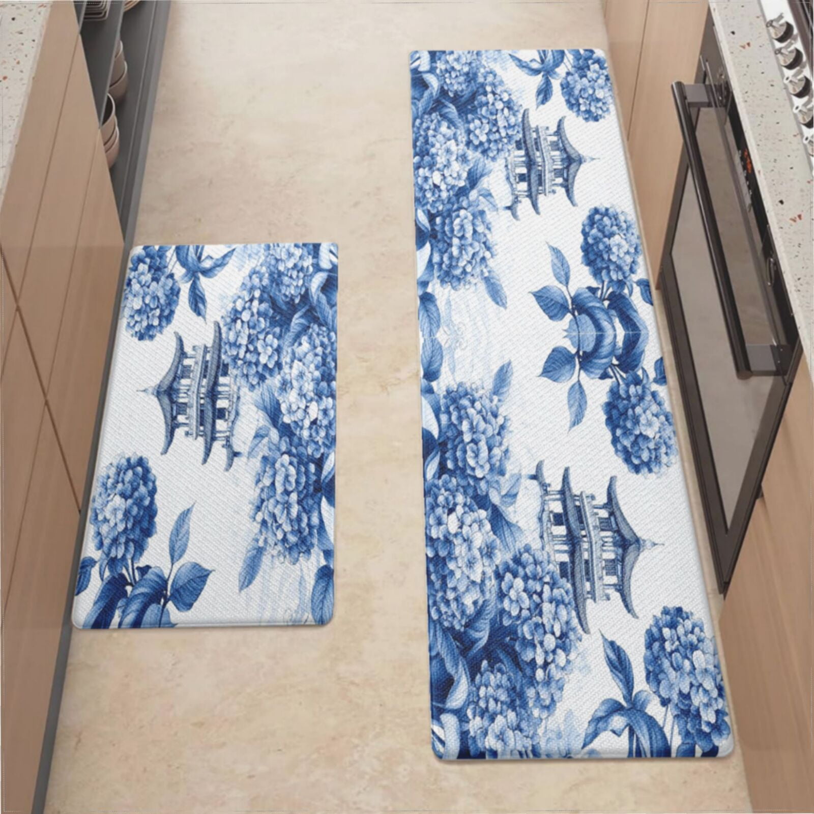 Anti Fatigue Cushioned Kitchen Mats For Floor, Waterproof Non Slip ...