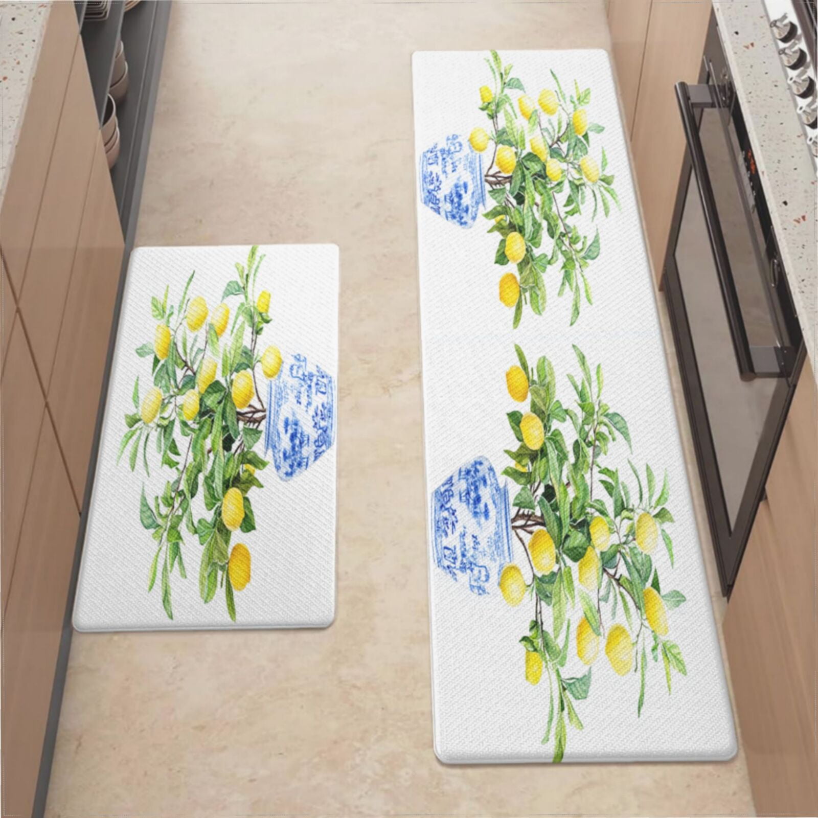 Anti Fatigue Cushioned Kitchen Mats For Floor, Waterproof Non Slip ...