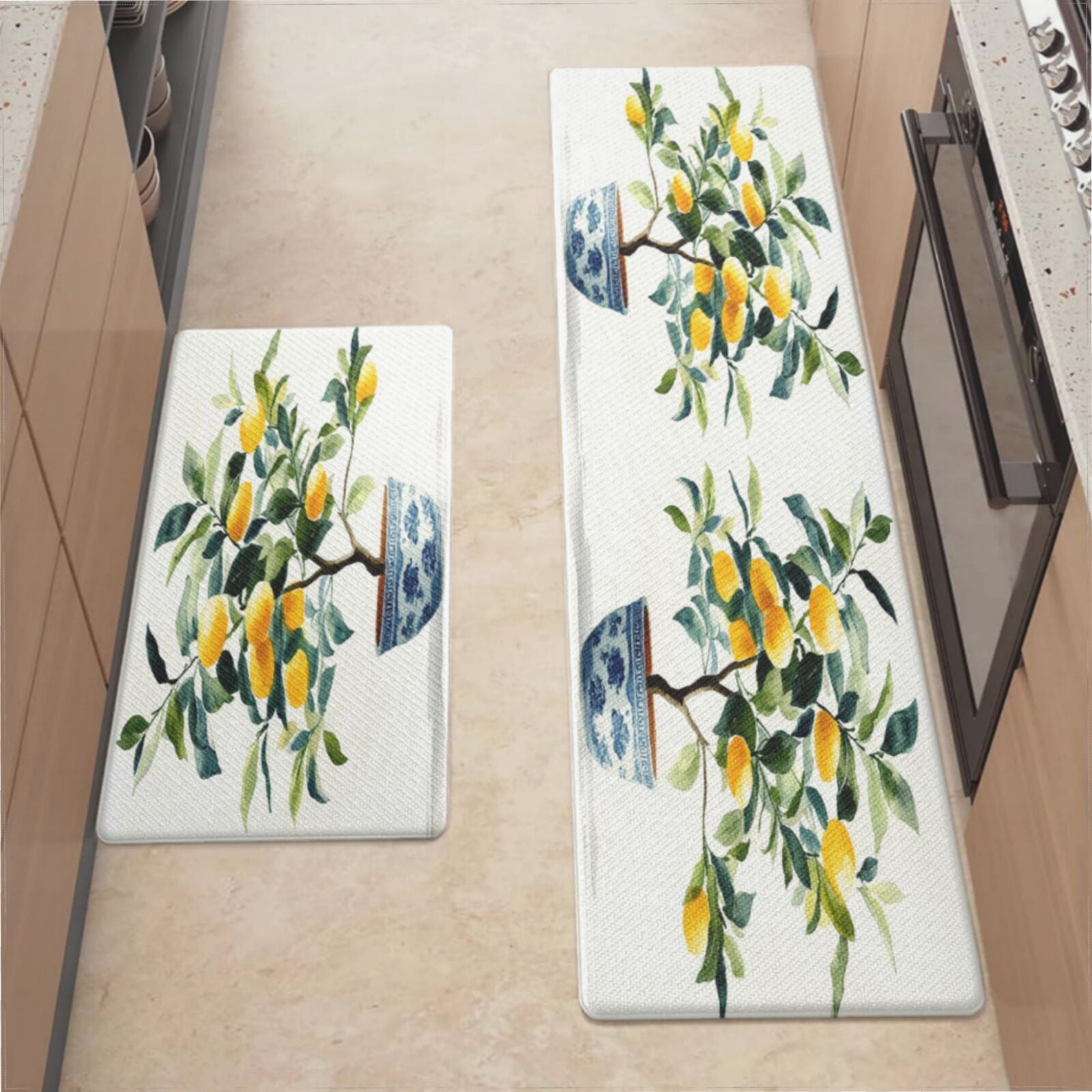 Anti Fatigue Cushioned Kitchen Mats For Floor, Waterproof Non Slip ...