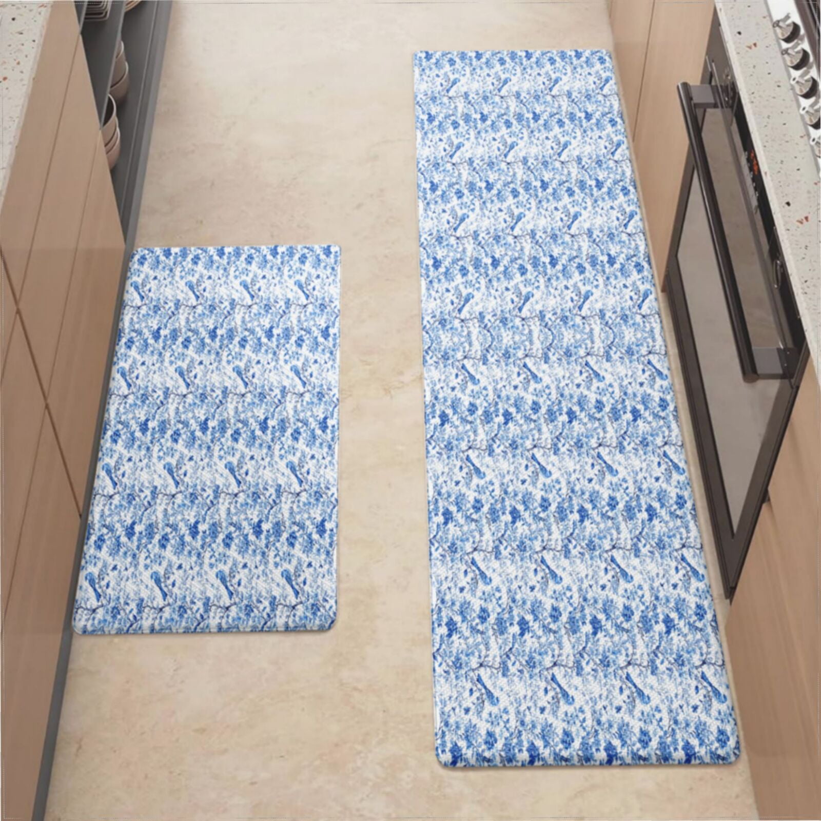 Anti Fatigue Cushioned Kitchen Mats For Floor, Waterproof Non Slip ...