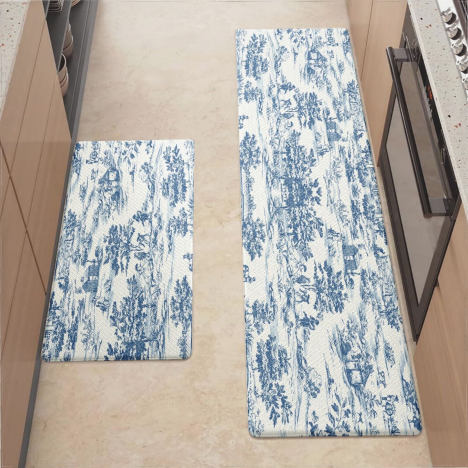 Anti Fatigue Cushioned Kitchen Mats For Floor, Waterproof Non Slip ...
