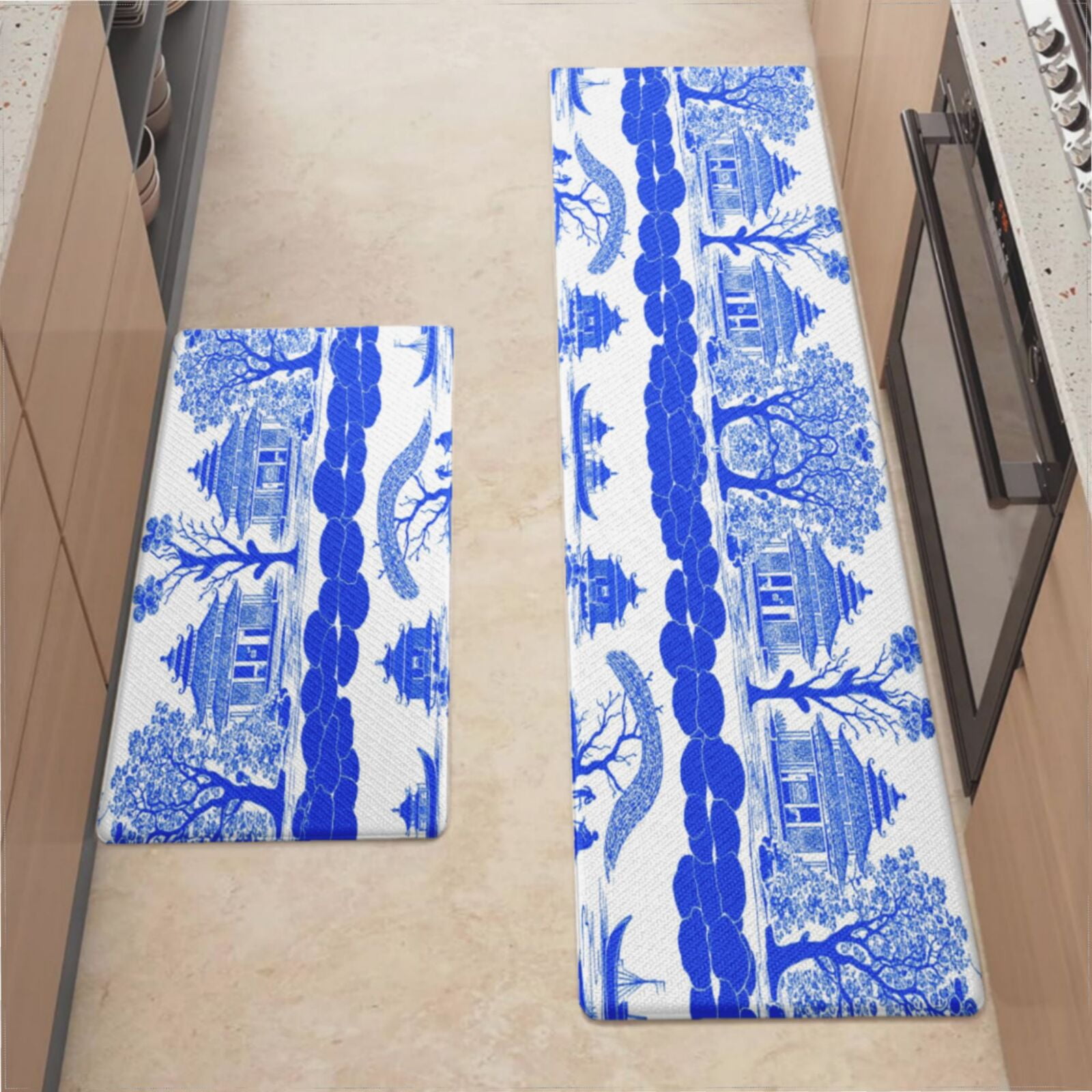 Anti Fatigue Cushioned Kitchen Mats For Floor, Waterproof Non Slip ...