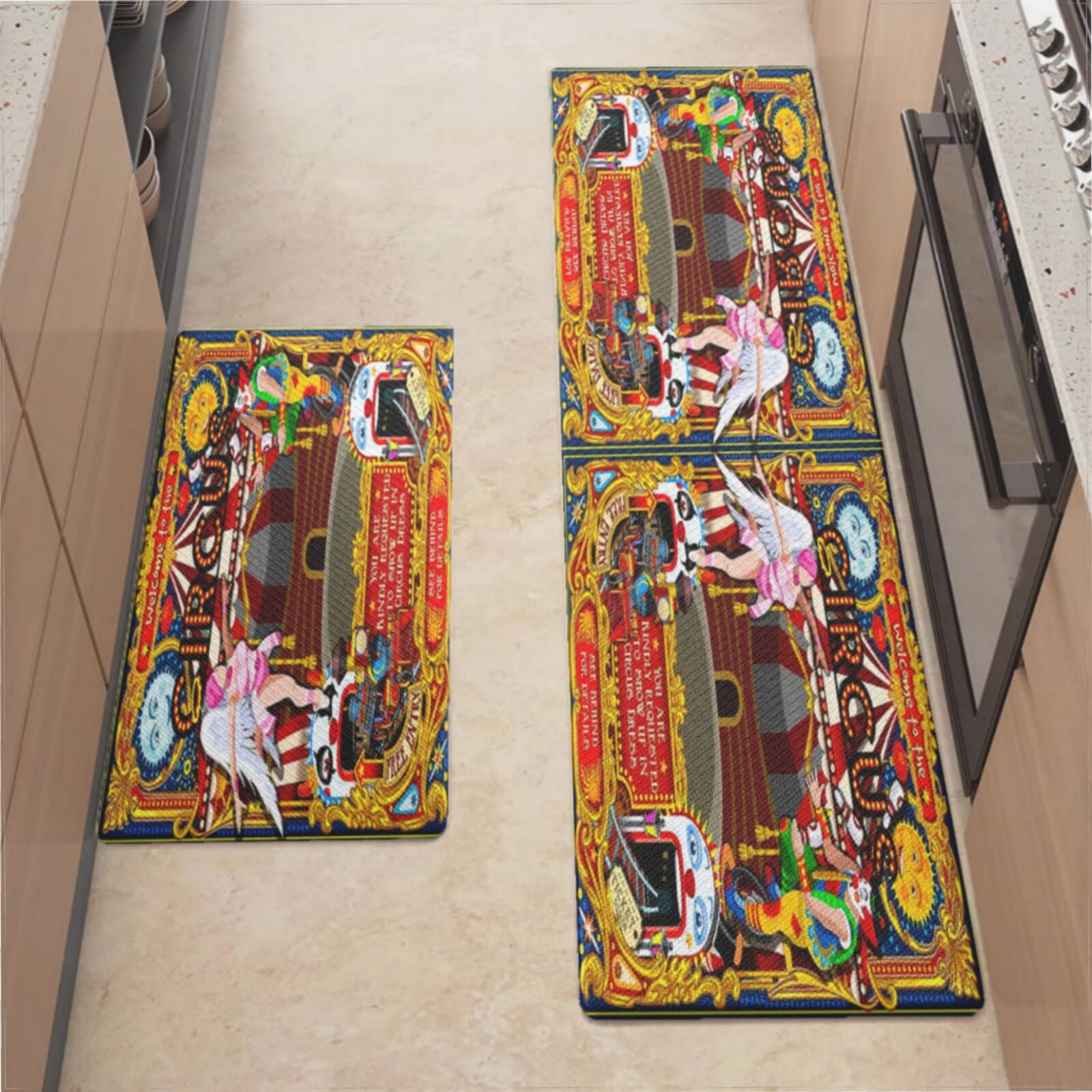 Anti Fatigue Cushioned Kitchen Mats For Floor, Waterproof Non Slip ...