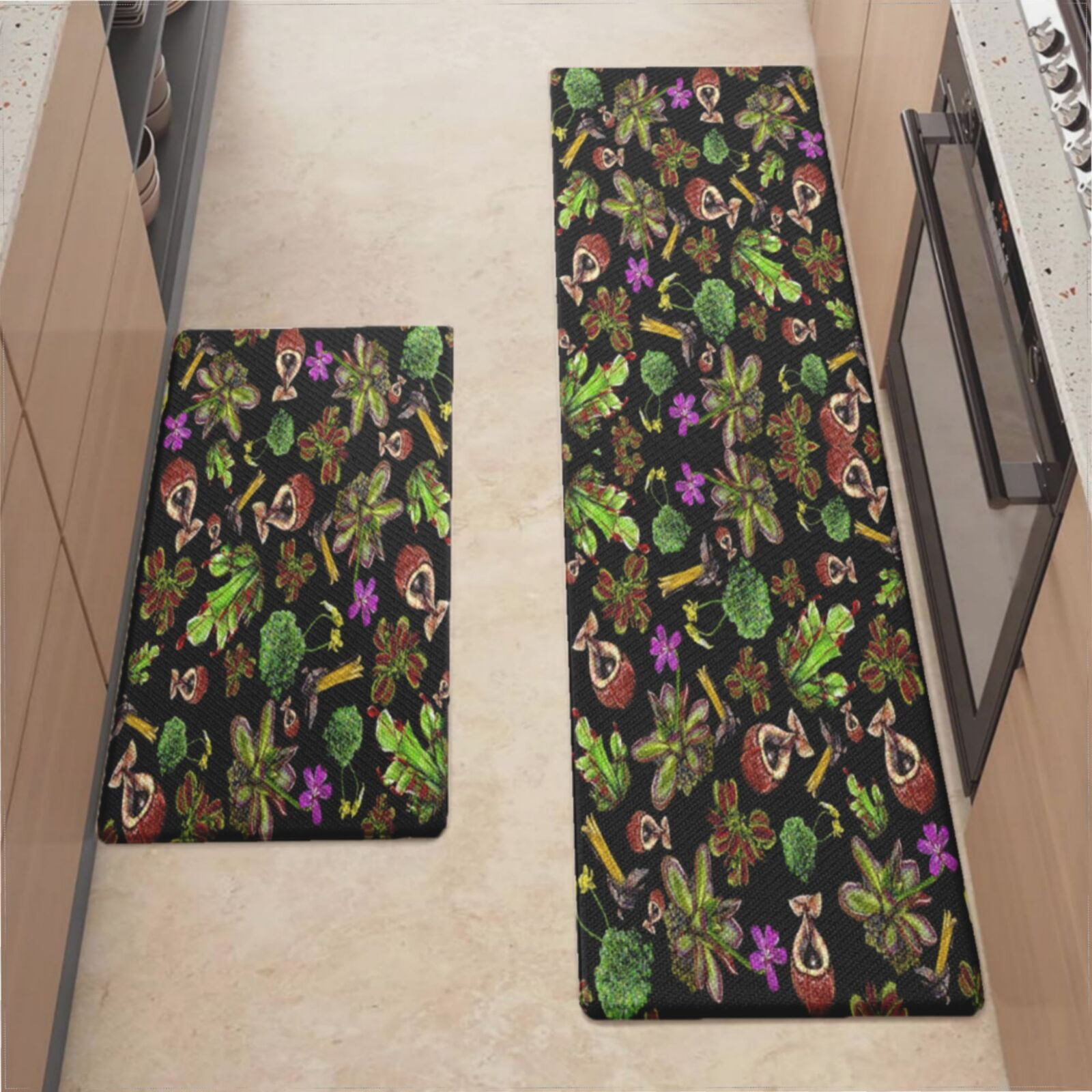 Anti Fatigue Cushioned Kitchen Mats For Floor, Waterproof Non Slip ...