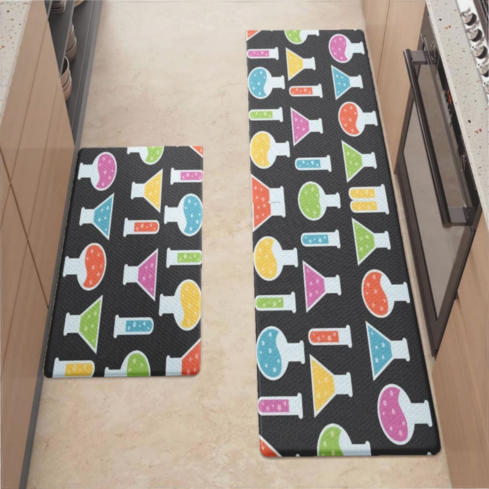 Anti Fatigue Cushioned Kitchen Mats For Floor, Waterproof Non Slip ...