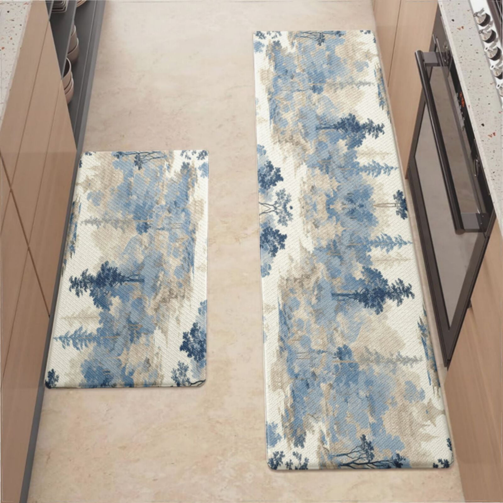 Anti Fatigue Cushioned Kitchen Mats For Floor, Waterproof Non Slip ...