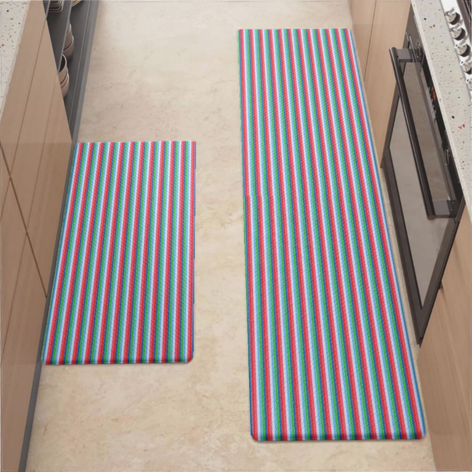 Anti Fatigue Cushioned Kitchen Mats For Floor, Waterproof Non Slip ...