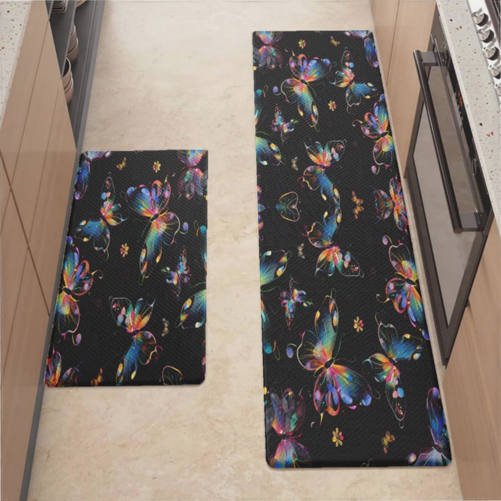 Anti Fatigue Cushioned Kitchen Mats For Floor, Waterproof Non Slip ...