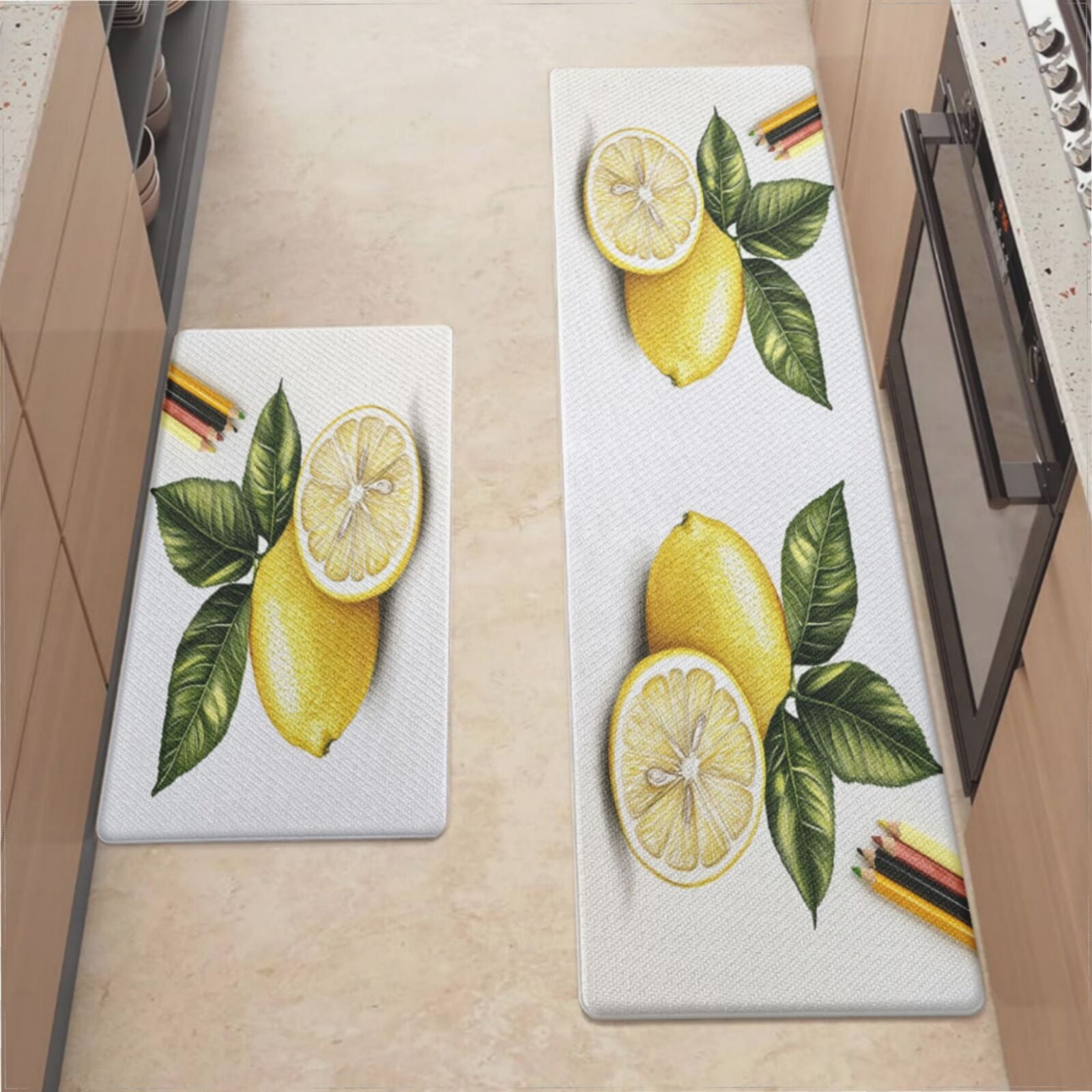 Anti Fatigue Cushioned Kitchen Mats For Floor, Waterproof Non Slip ...