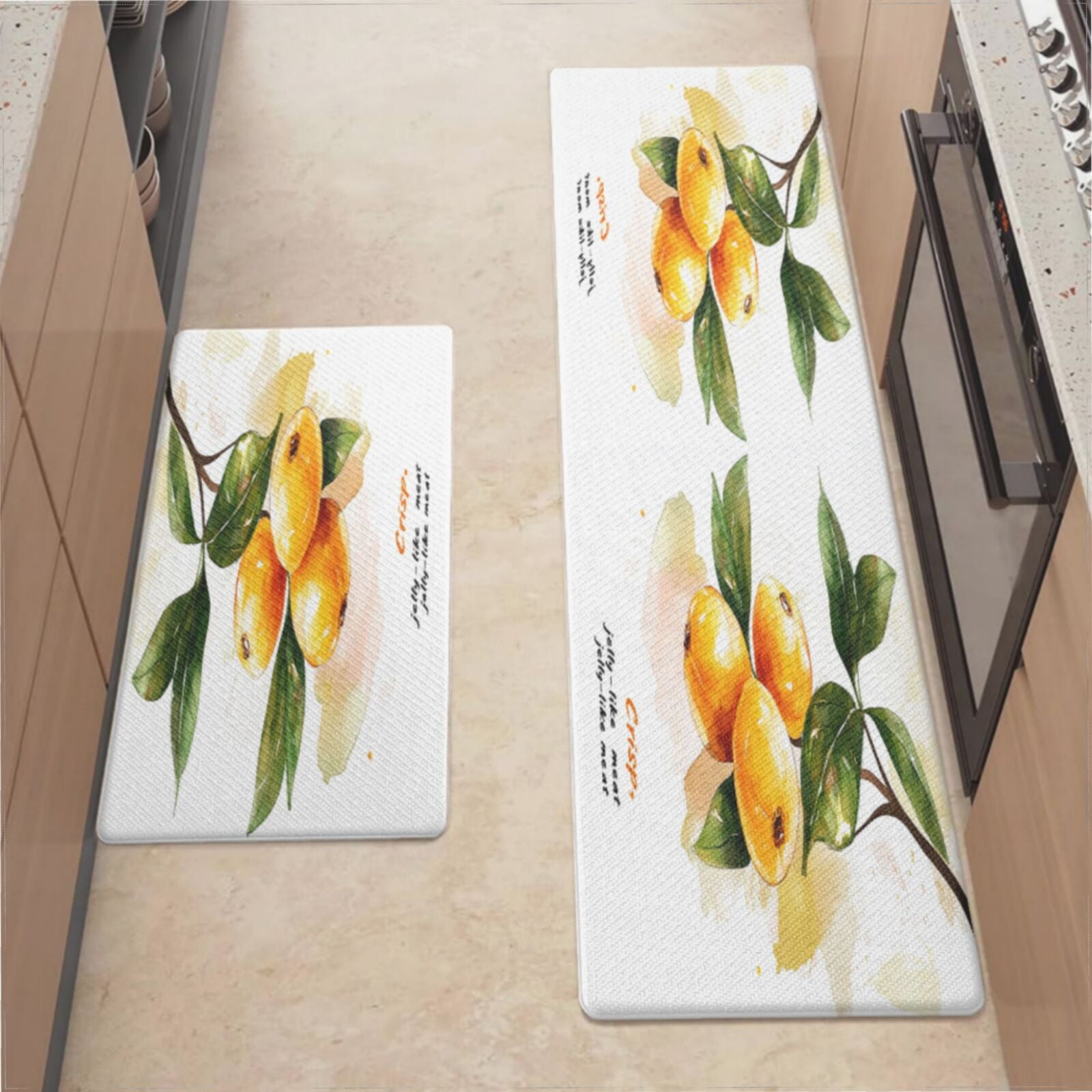 Anti Fatigue Cushioned Kitchen Mats For Floor, Waterproof Non Slip ...