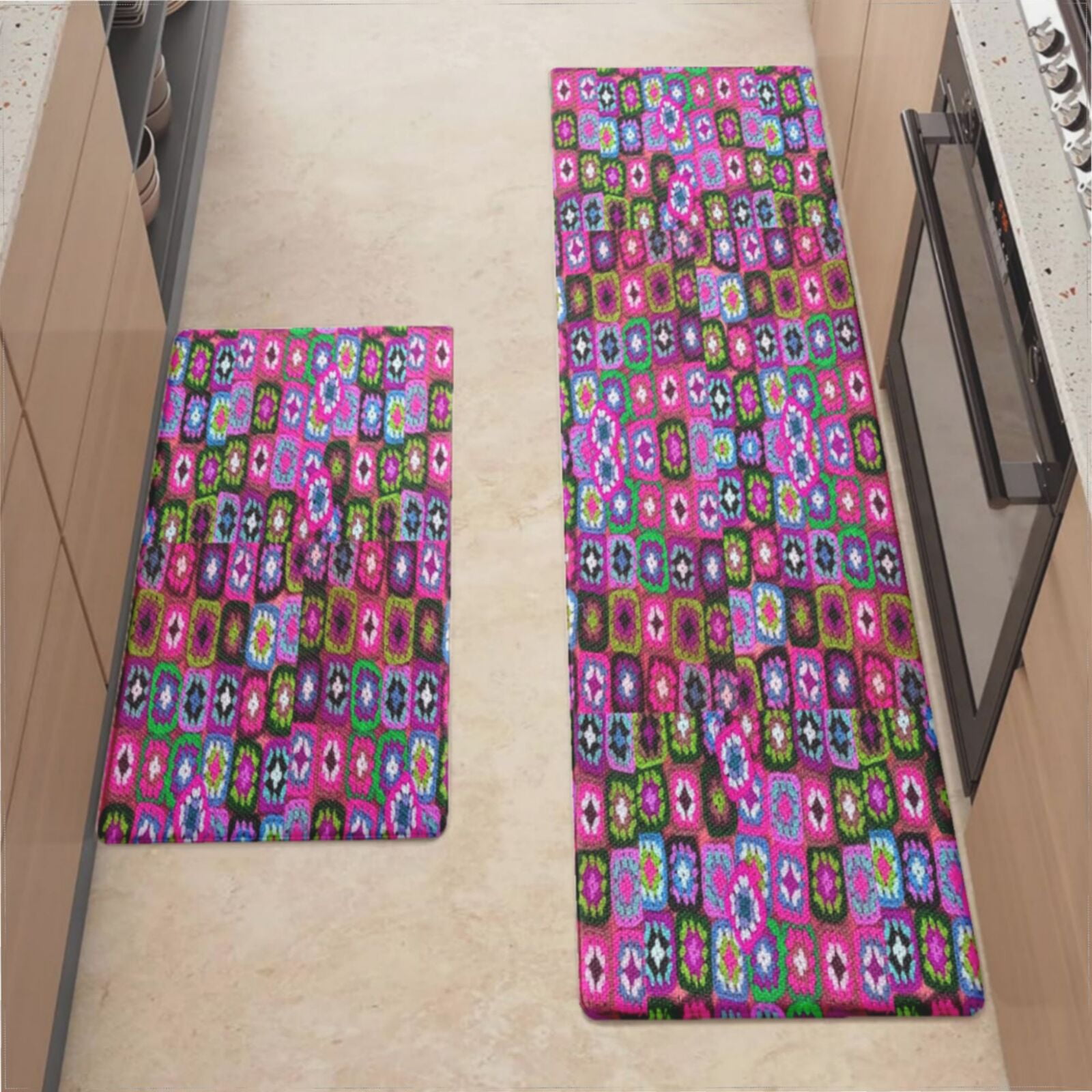 Anti Fatigue Cushioned Kitchen Mats For Floor, Waterproof Non Slip ...