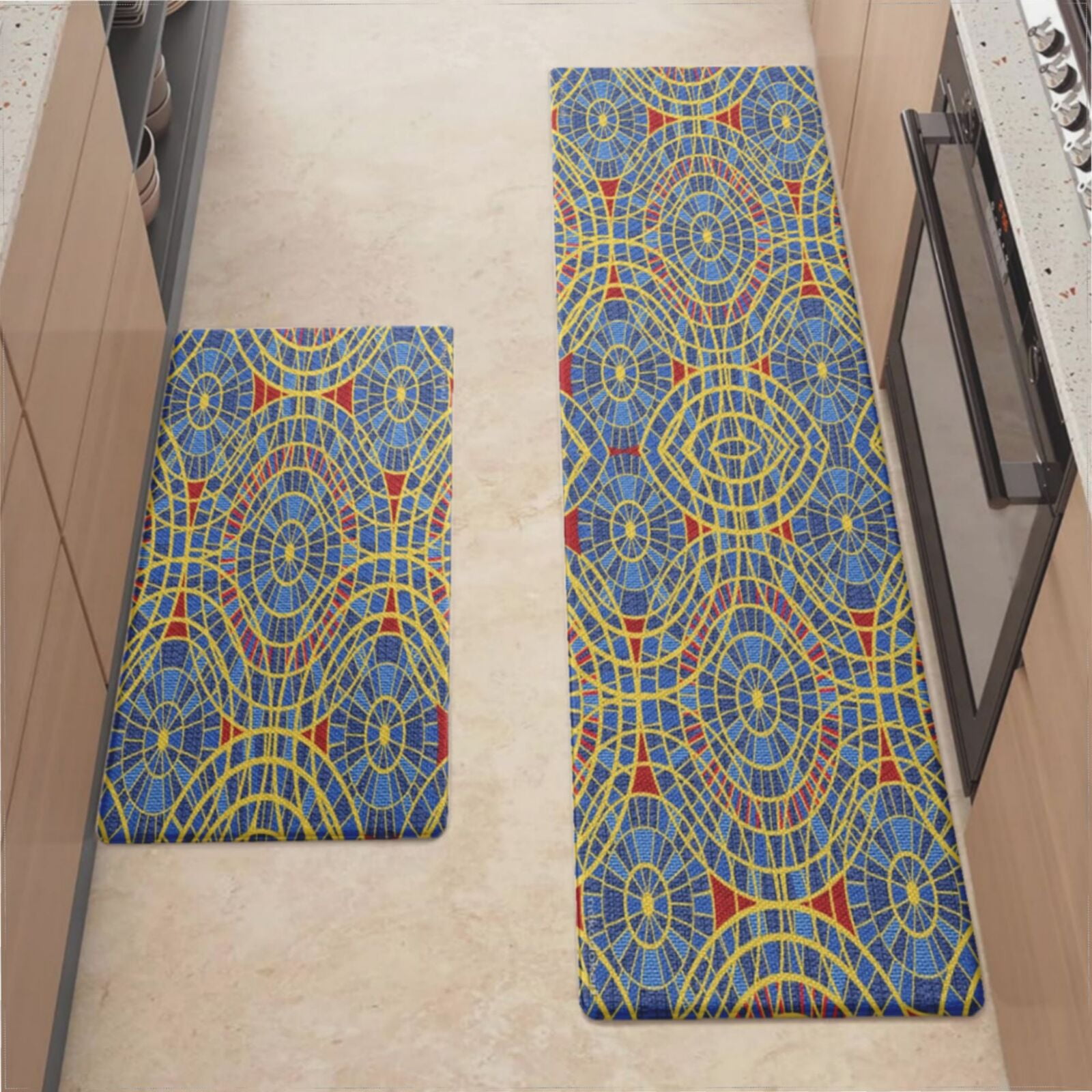Anti Fatigue Cushioned Kitchen Mats For Floor, Waterproof Non Slip ...