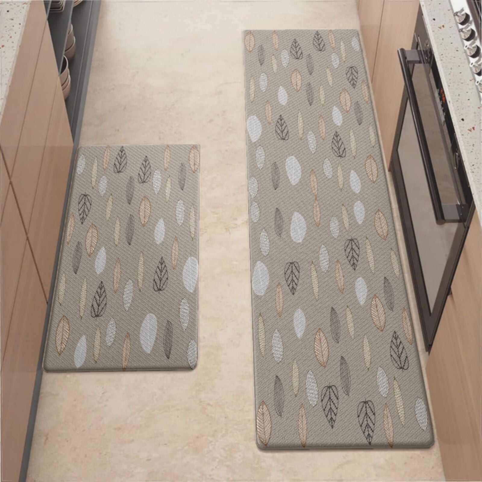 Anti Fatigue Cushioned Kitchen Mats For Floor, Waterproof Non Slip ...