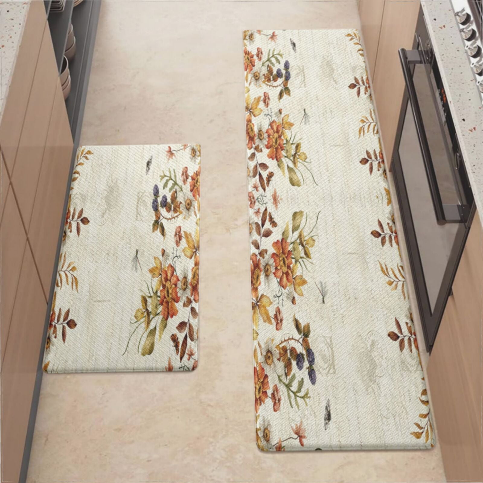 Anti Fatigue Cushioned Kitchen Mats For Floor, Waterproof Non Slip ...