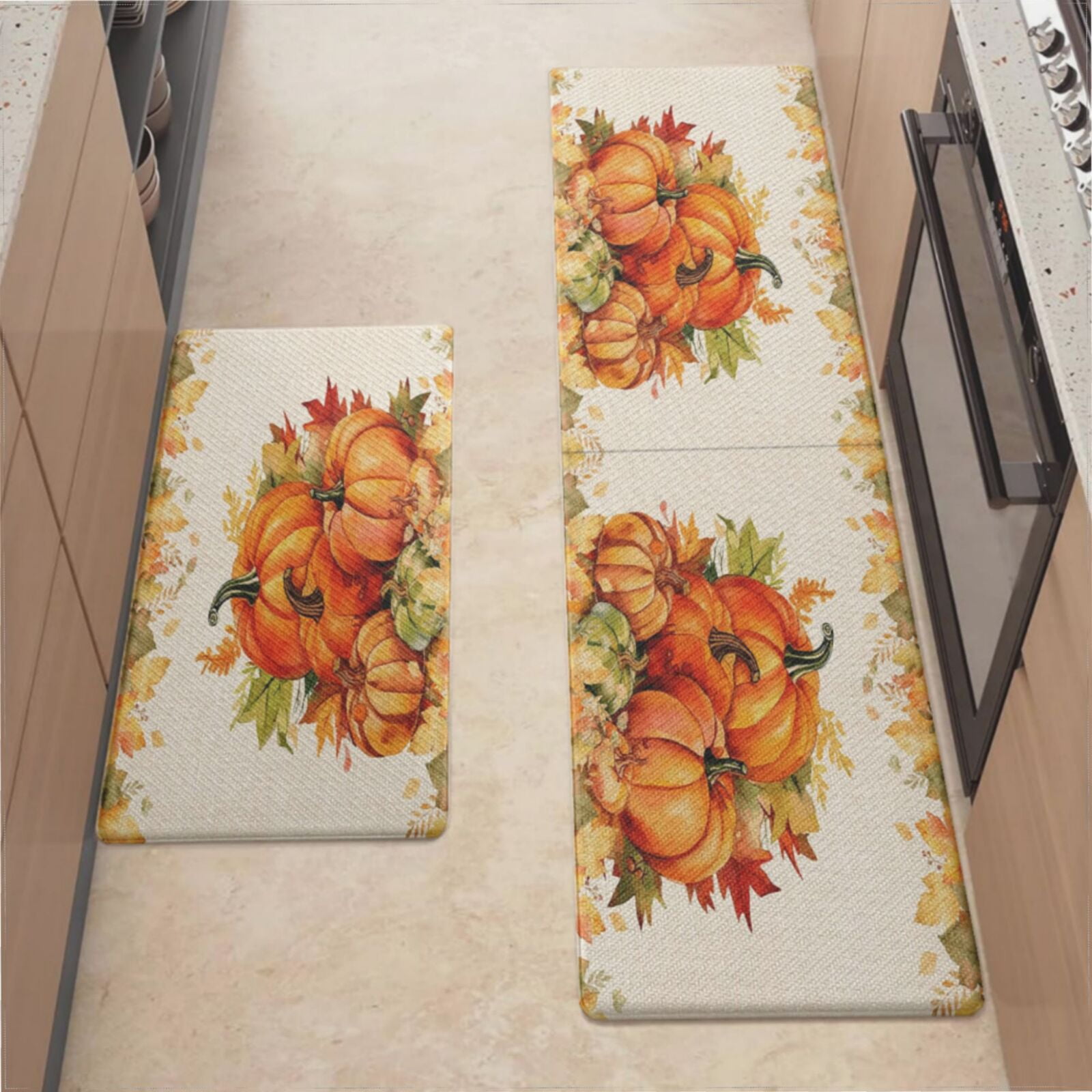 Anti Fatigue Cushioned Kitchen Mats For Floor, Waterproof Non Slip Comfort Mat, Fall ...