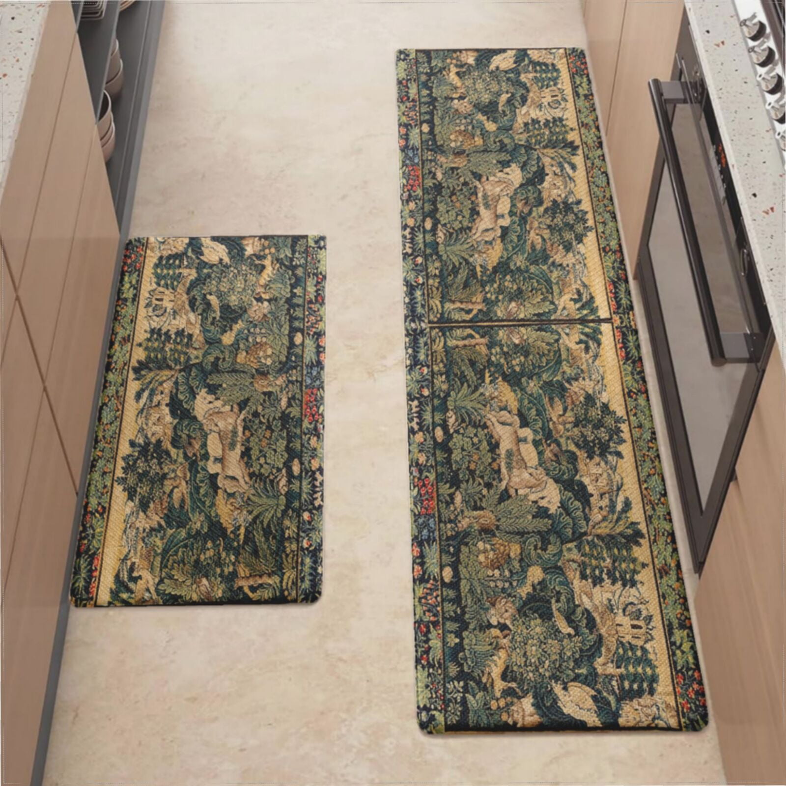Anti Fatigue Cushioned Kitchen Mats For Floor, Waterproof Non Slip ...
