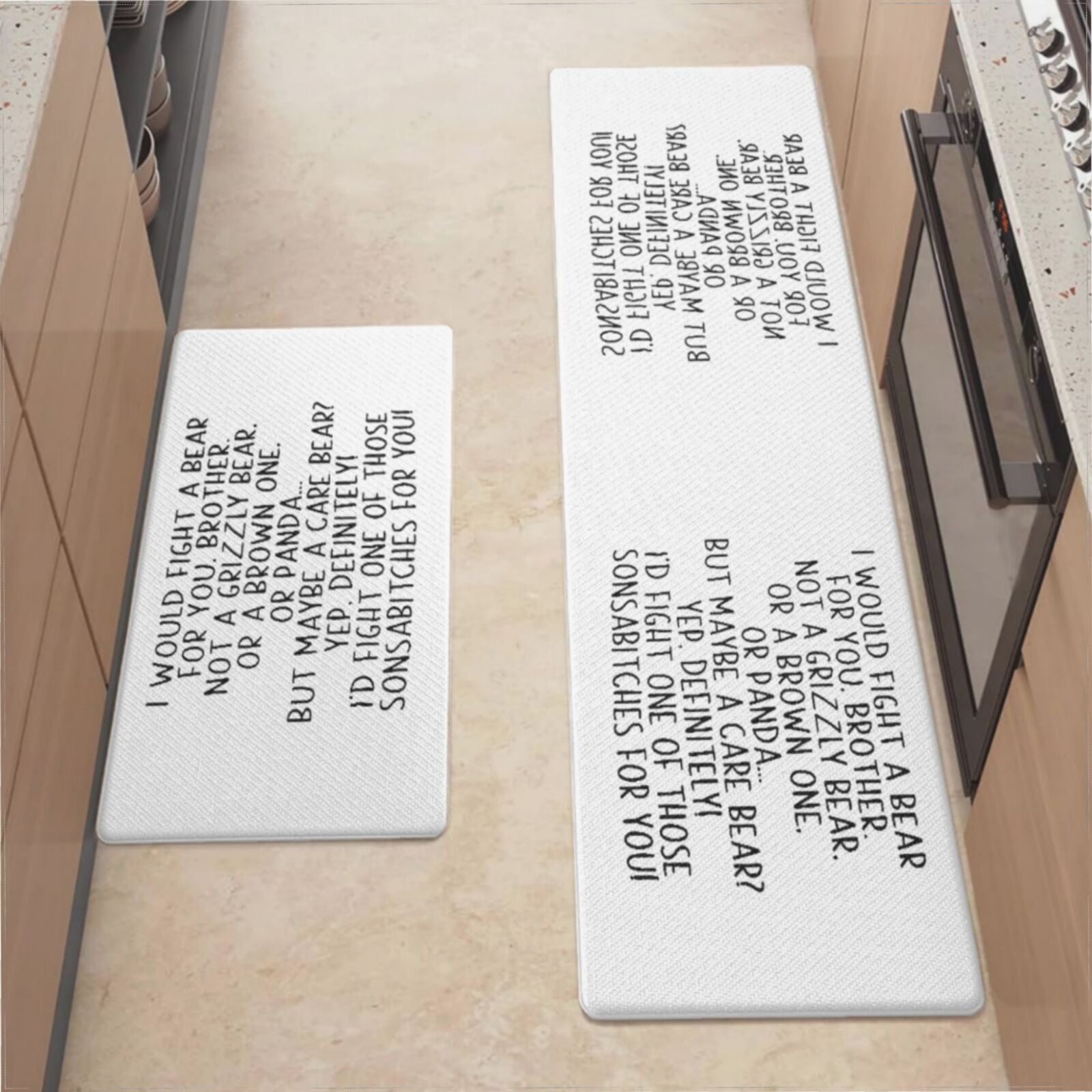 Anti Fatigue Cushioned Kitchen Mats For Floor, Waterproof Non Slip ...