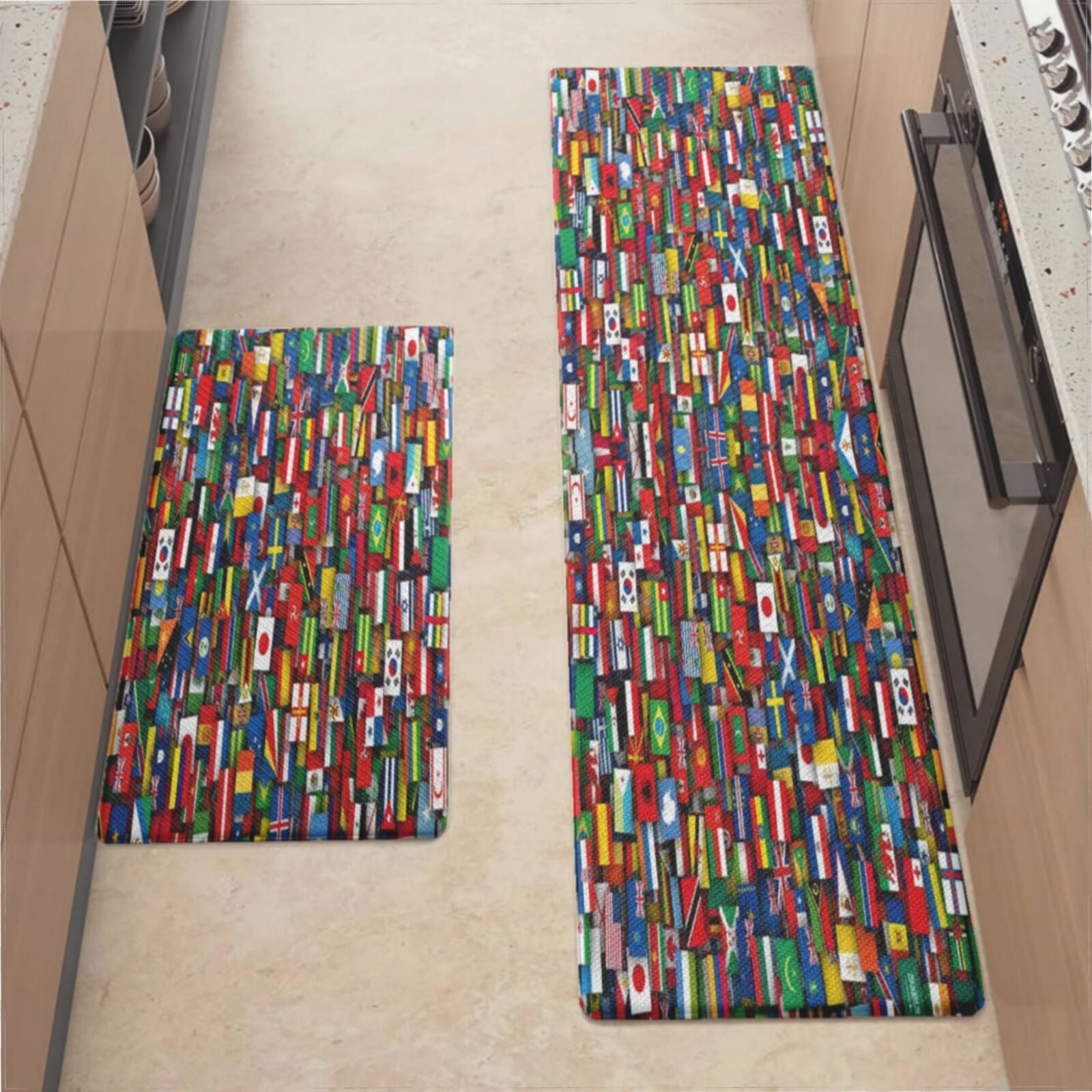 Anti Fatigue Cushioned Kitchen Mats For Floor, Waterproof Non Slip ...