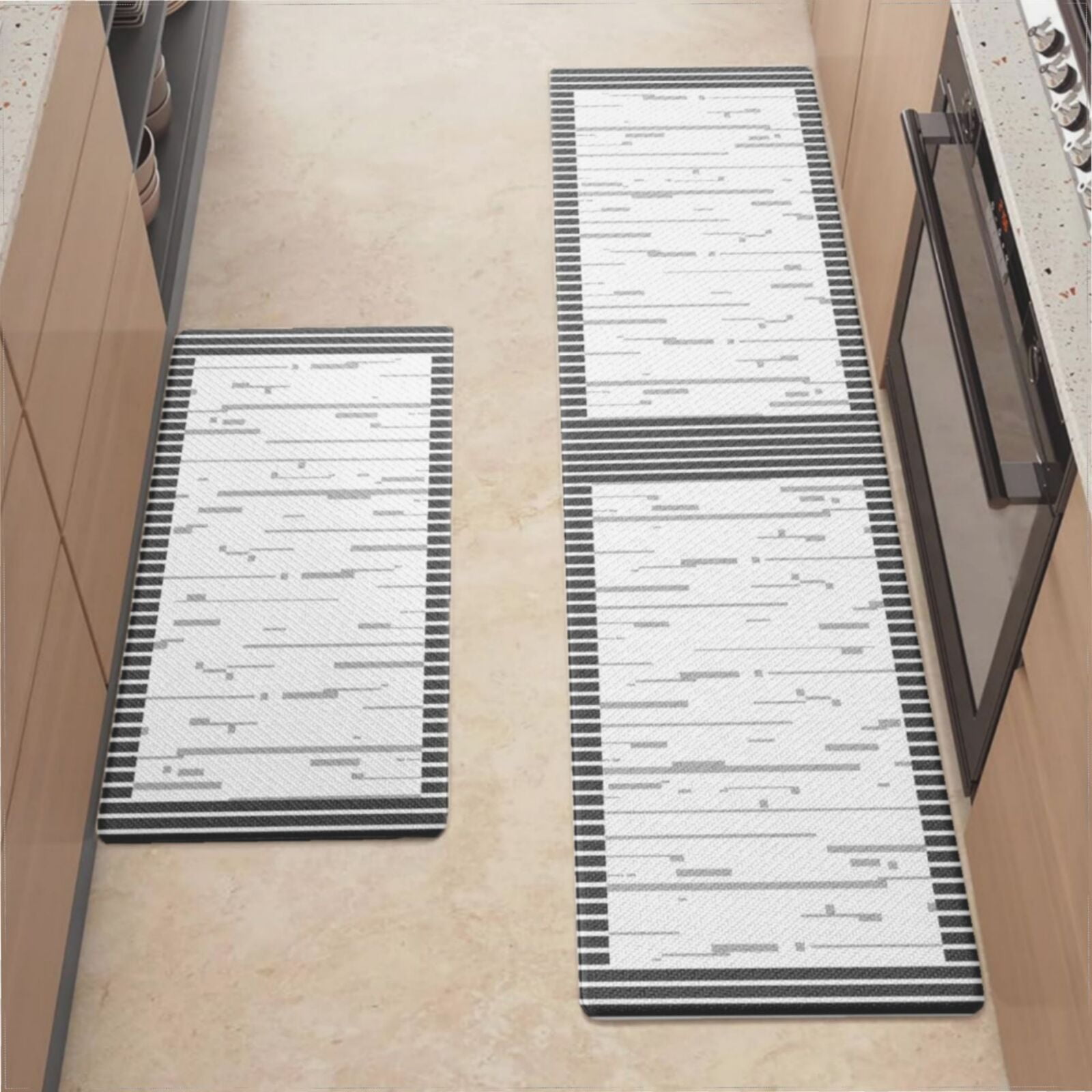 Anti Fatigue Cushioned Kitchen Mats For Floor, Waterproof Non Slip ...
