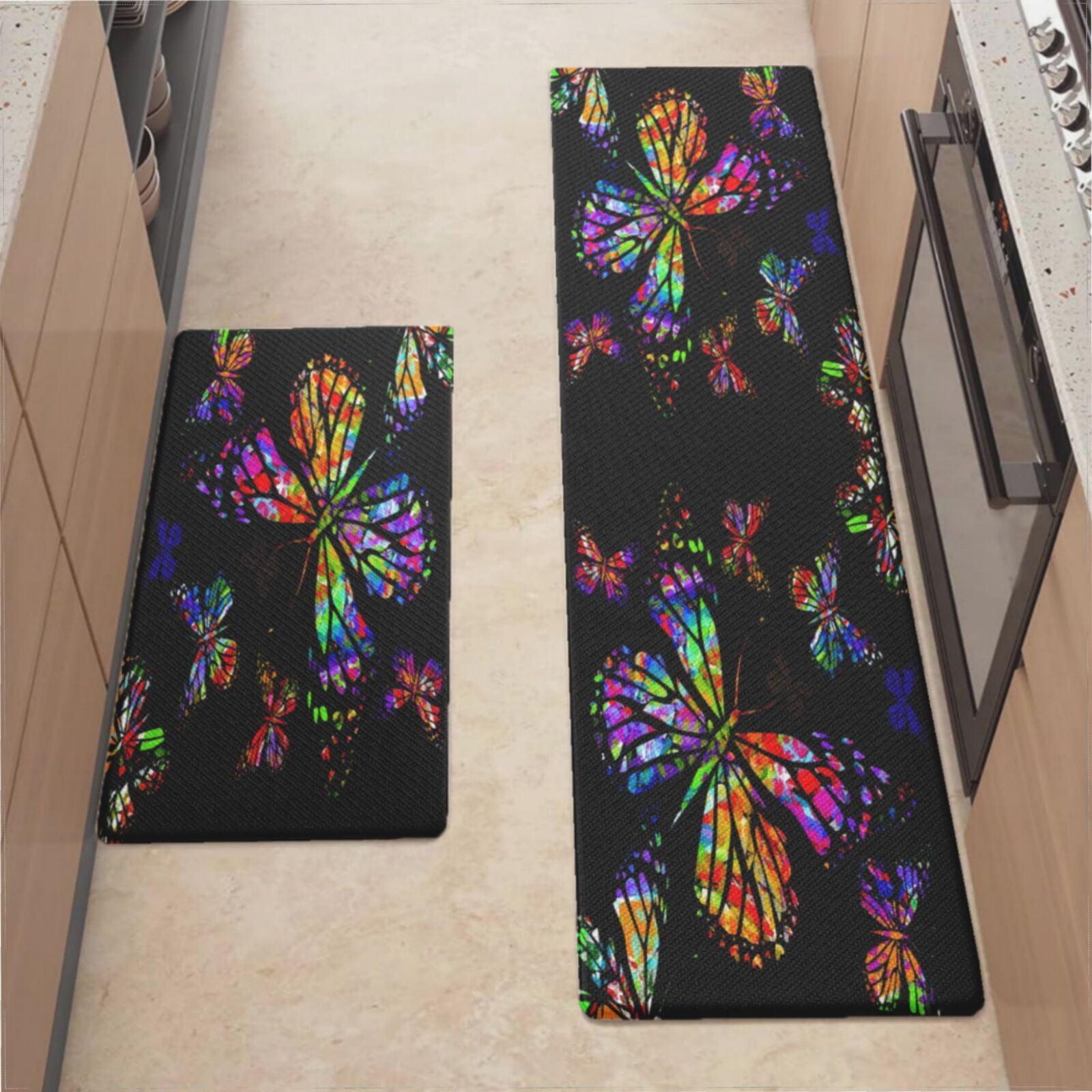 Anti Fatigue Cushioned Kitchen Mats For Floor, Waterproof Non Slip ...