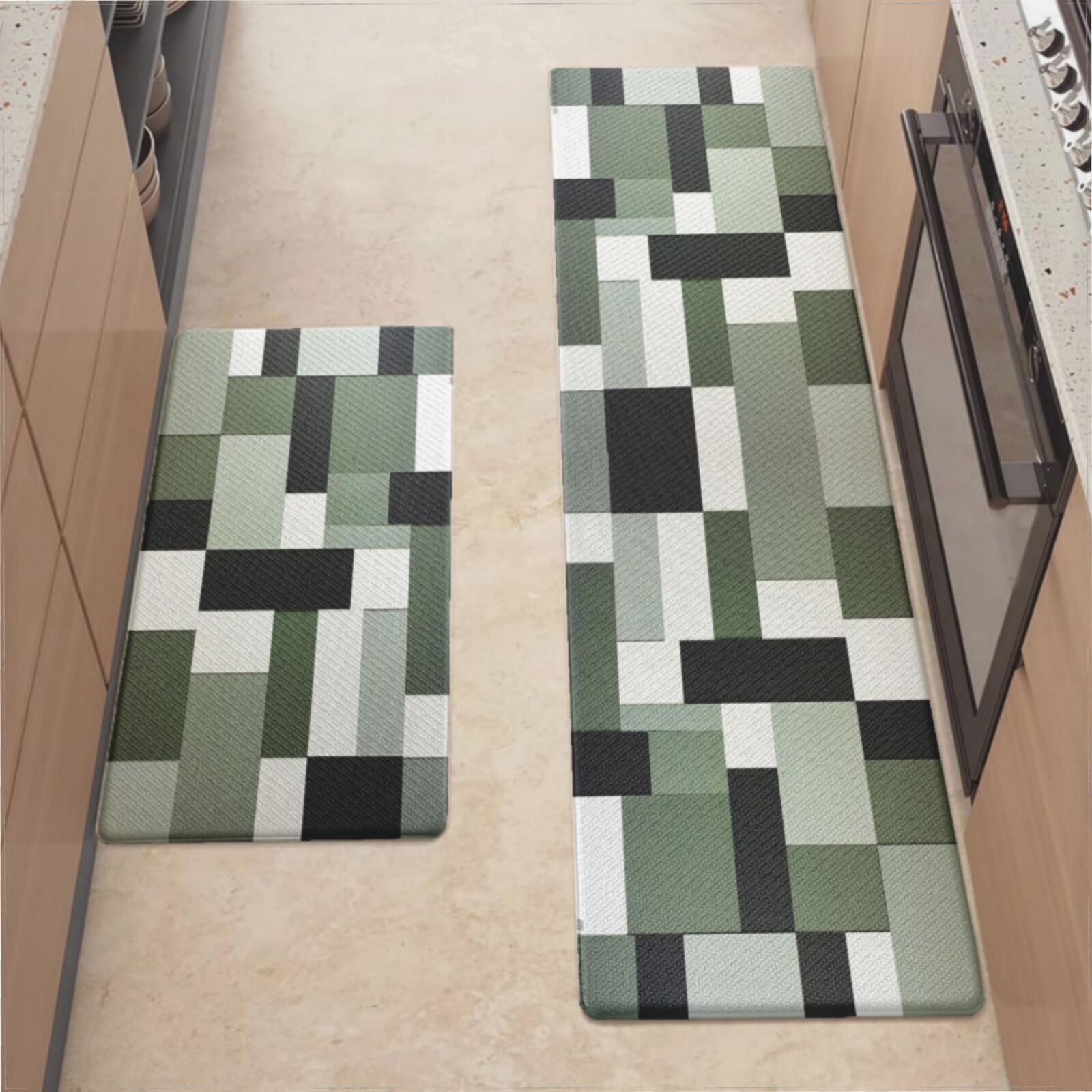 Anti Fatigue Cushioned Kitchen Mats For Floor, Waterproof Non Slip ...