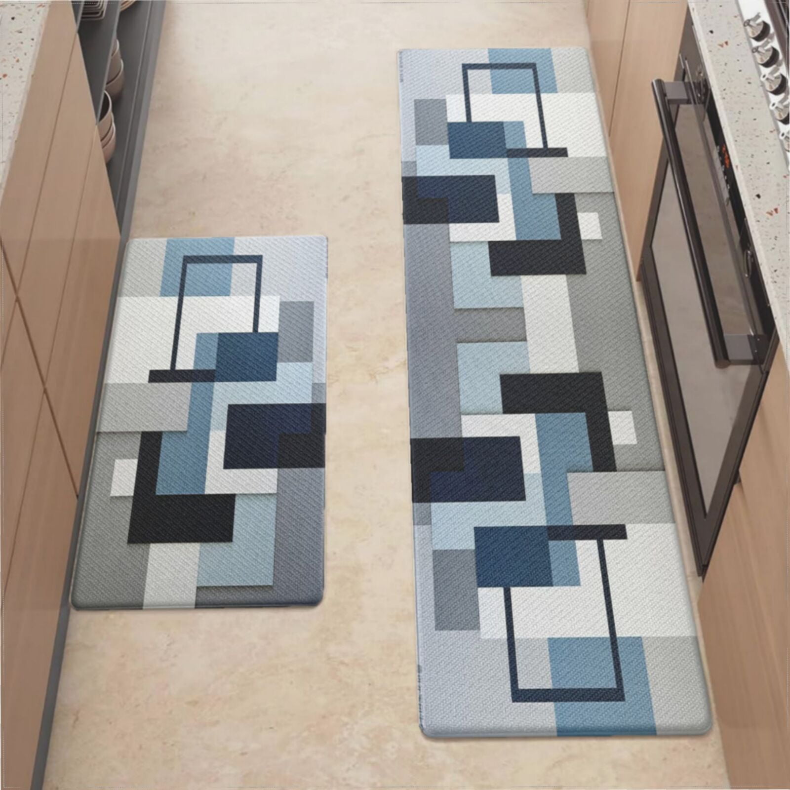 Anti Fatigue Cushioned Kitchen Mats For Floor, Waterproof Non Slip ...