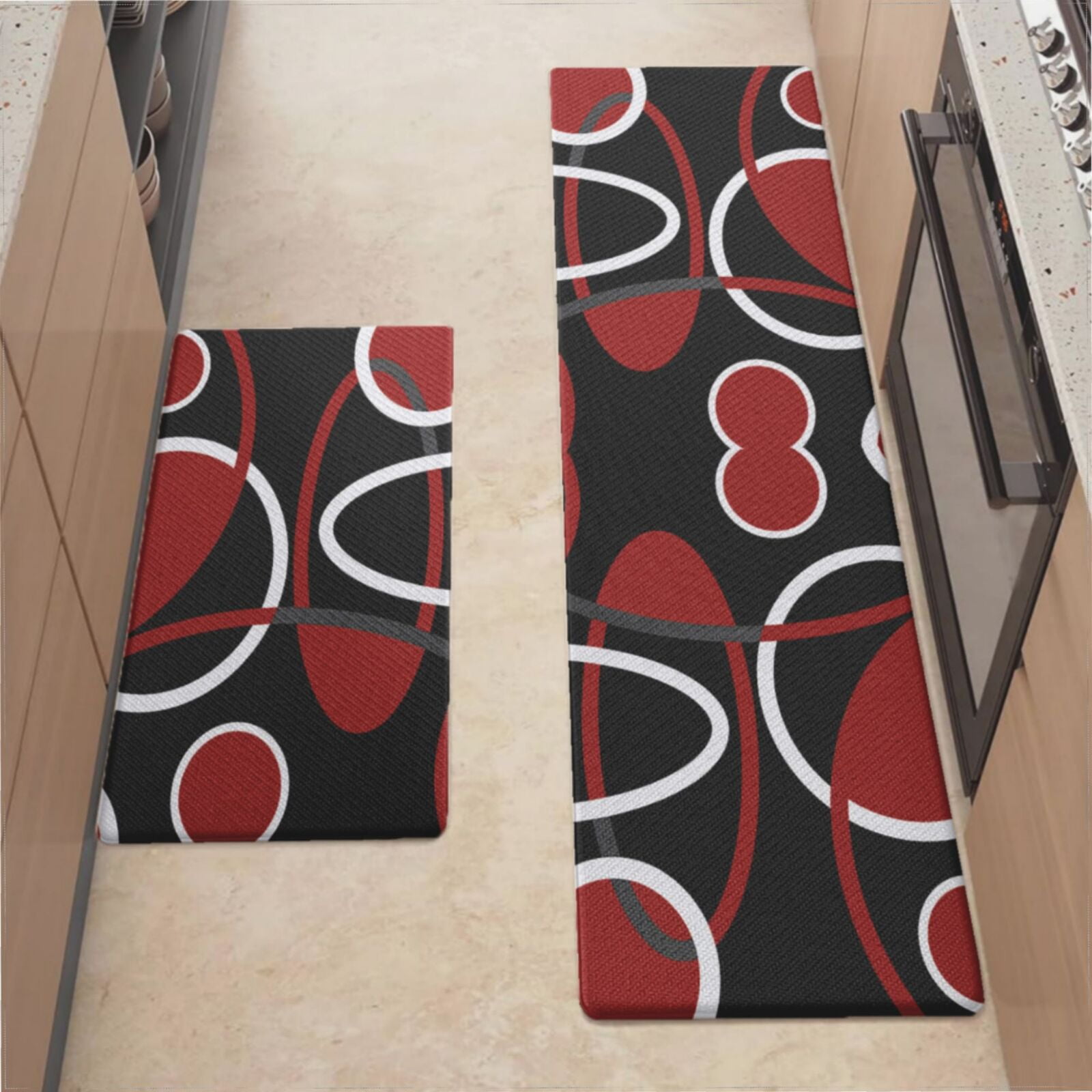 Anti Fatigue Cushioned Kitchen Mats For Floor, Waterproof Non Slip ...