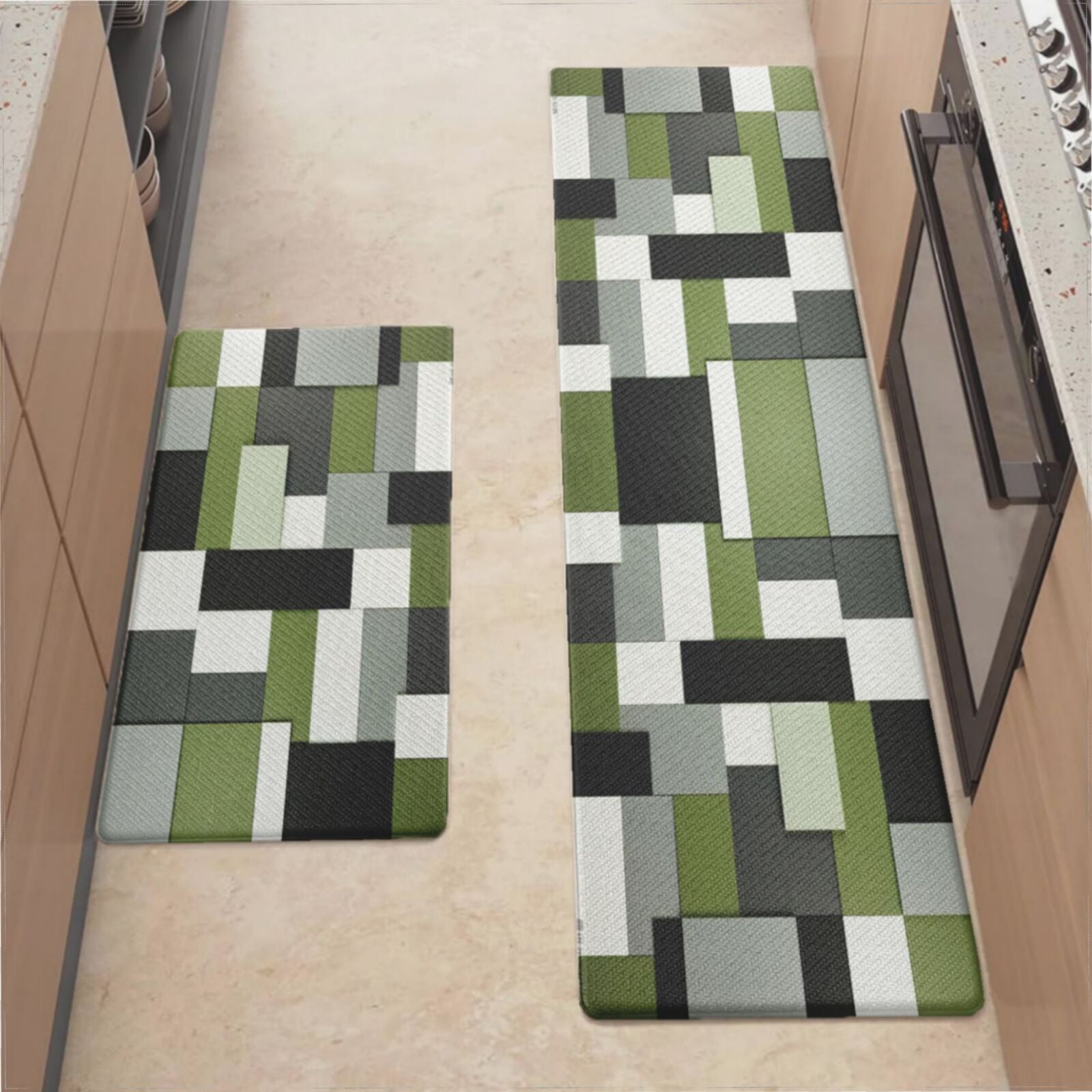 Anti Fatigue Cushioned Kitchen Mats For Floor, Waterproof Non Slip ...