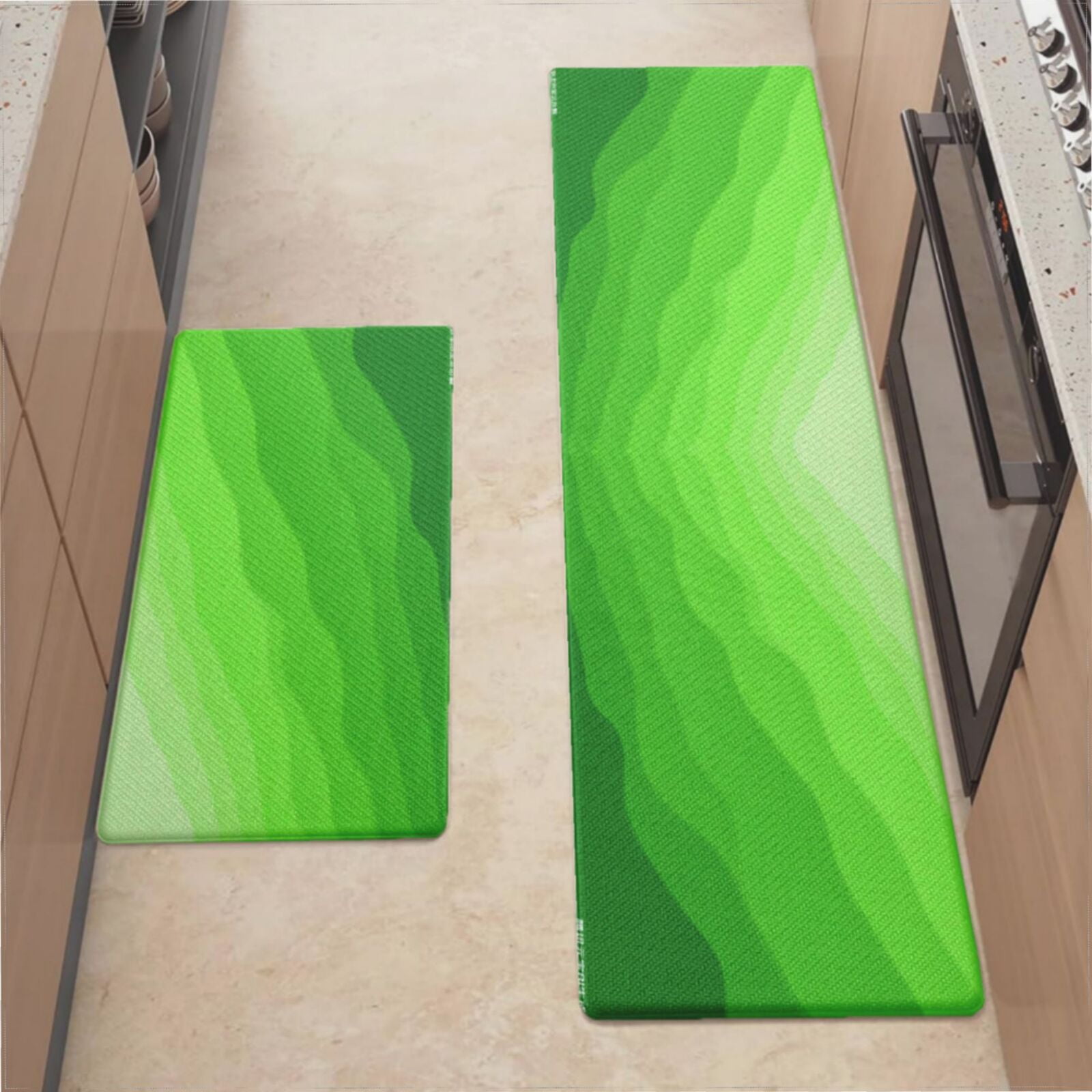 Anti Fatigue Cushioned Kitchen Mats For Floor, Waterproof Non Slip ...
