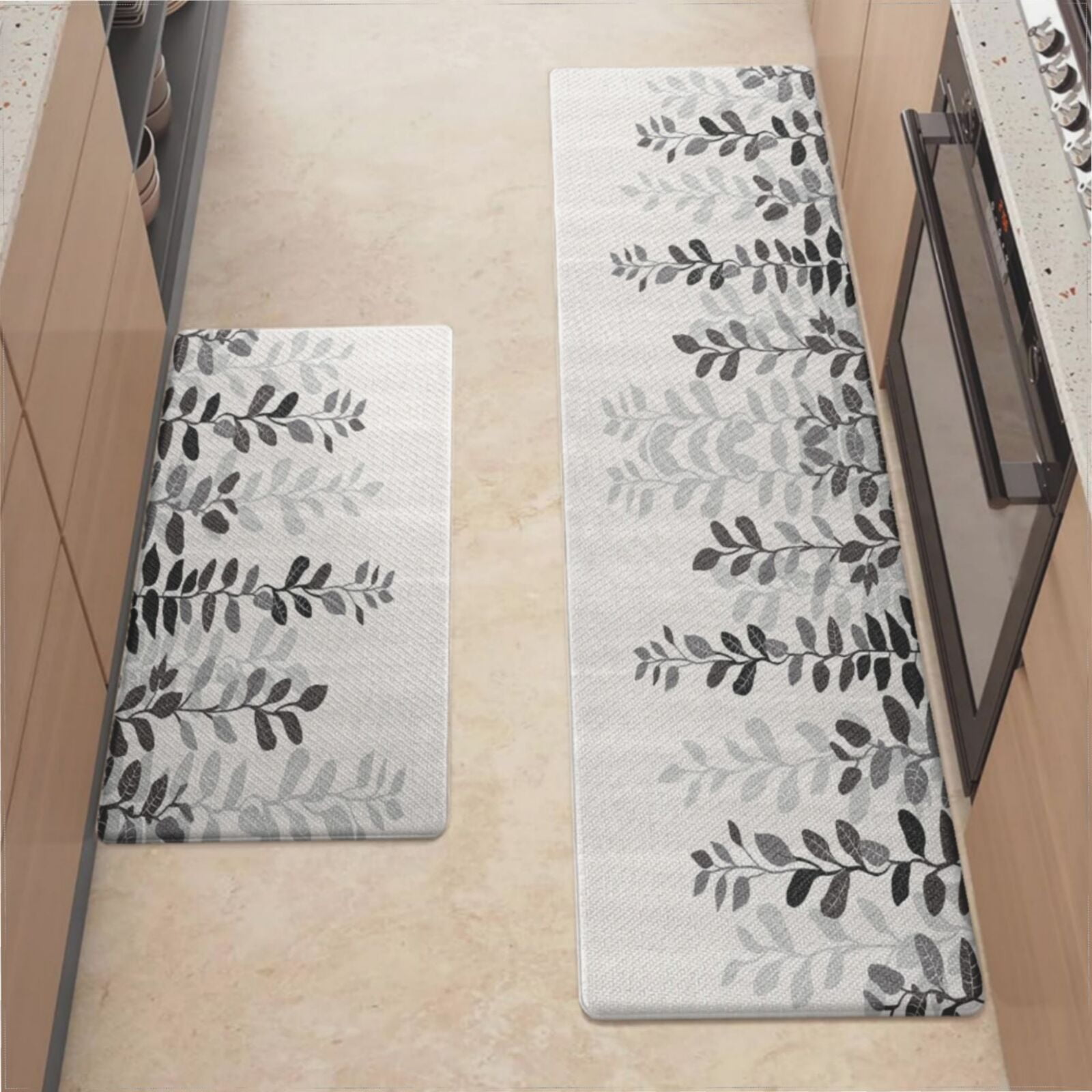 Anti Fatigue Cushioned Kitchen Mats For Floor, Waterproof Non Slip ...
