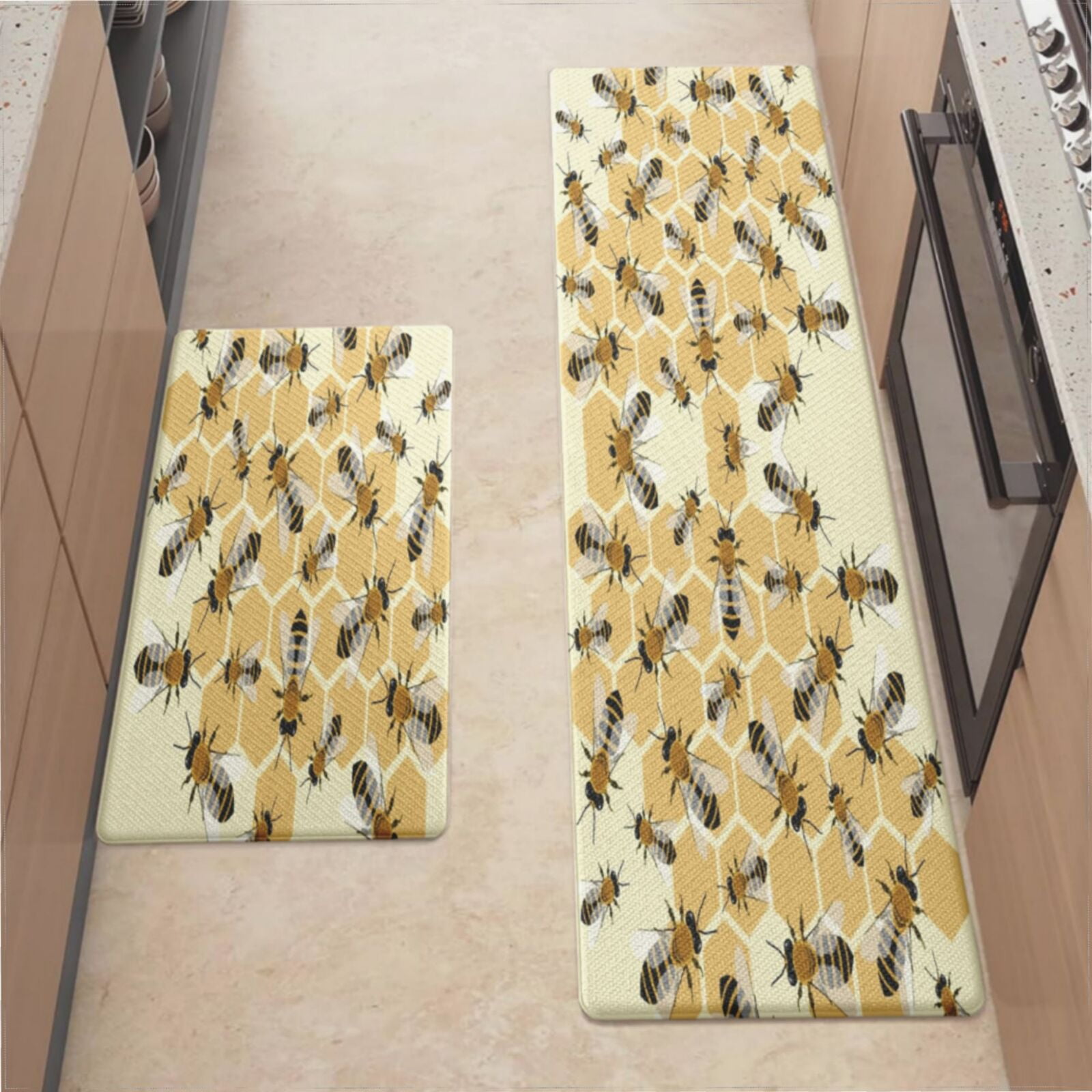Anti Fatigue Cushioned Kitchen Mats For Floor, Waterproof Non Slip ...