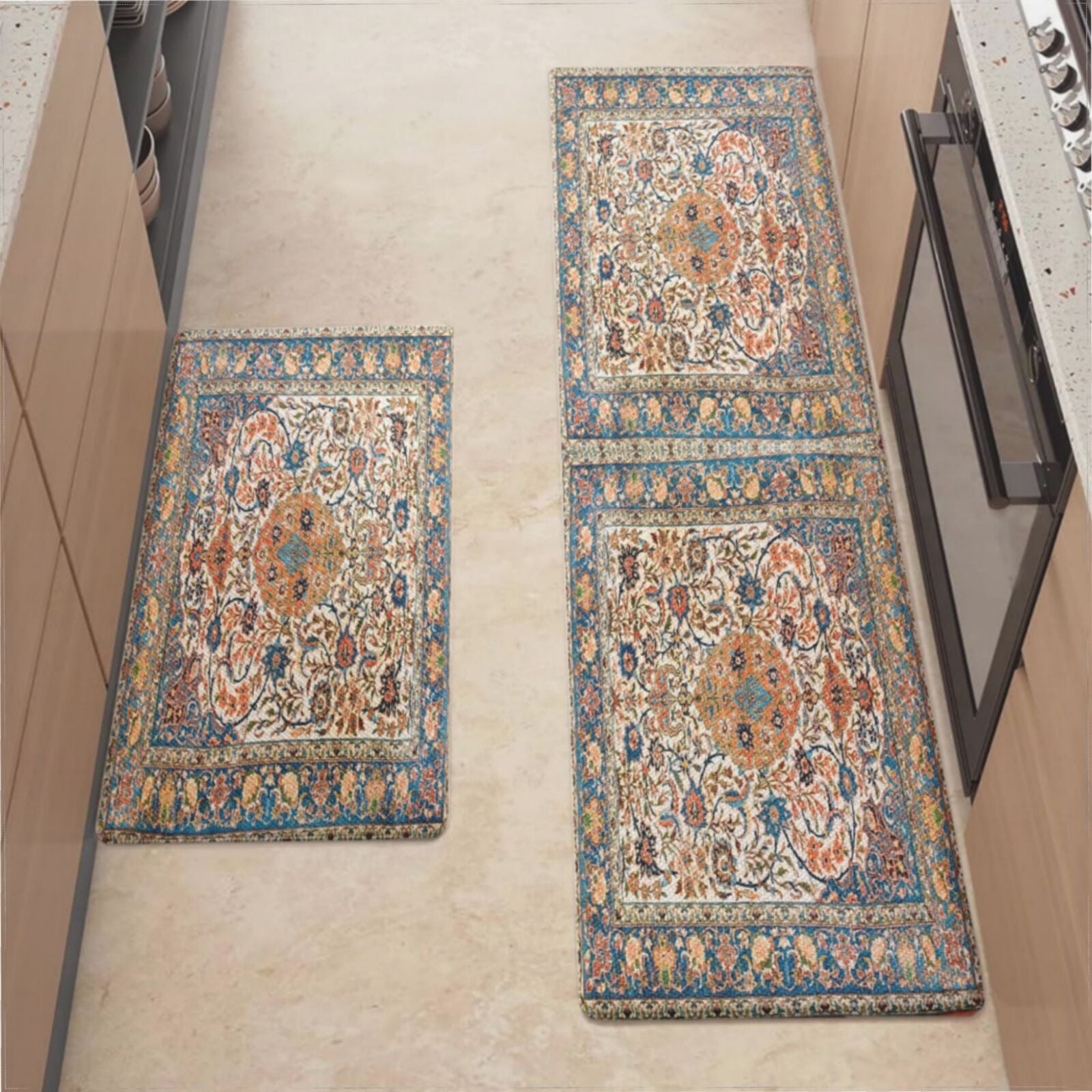 Anti Fatigue Cushioned Kitchen Mats For Floor, Waterproof Non Slip ...