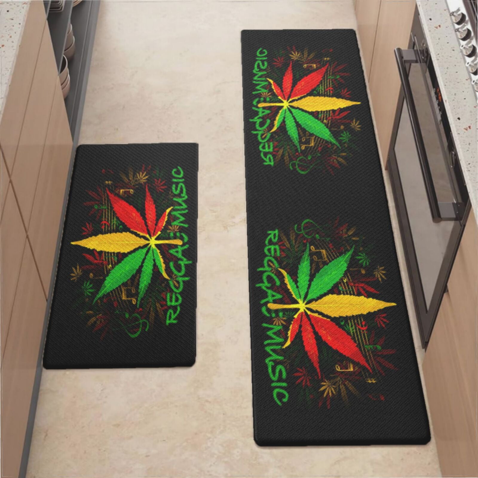 Anti Fatigue Cushioned Kitchen Mats For Floor, Waterproof Non Slip ...
