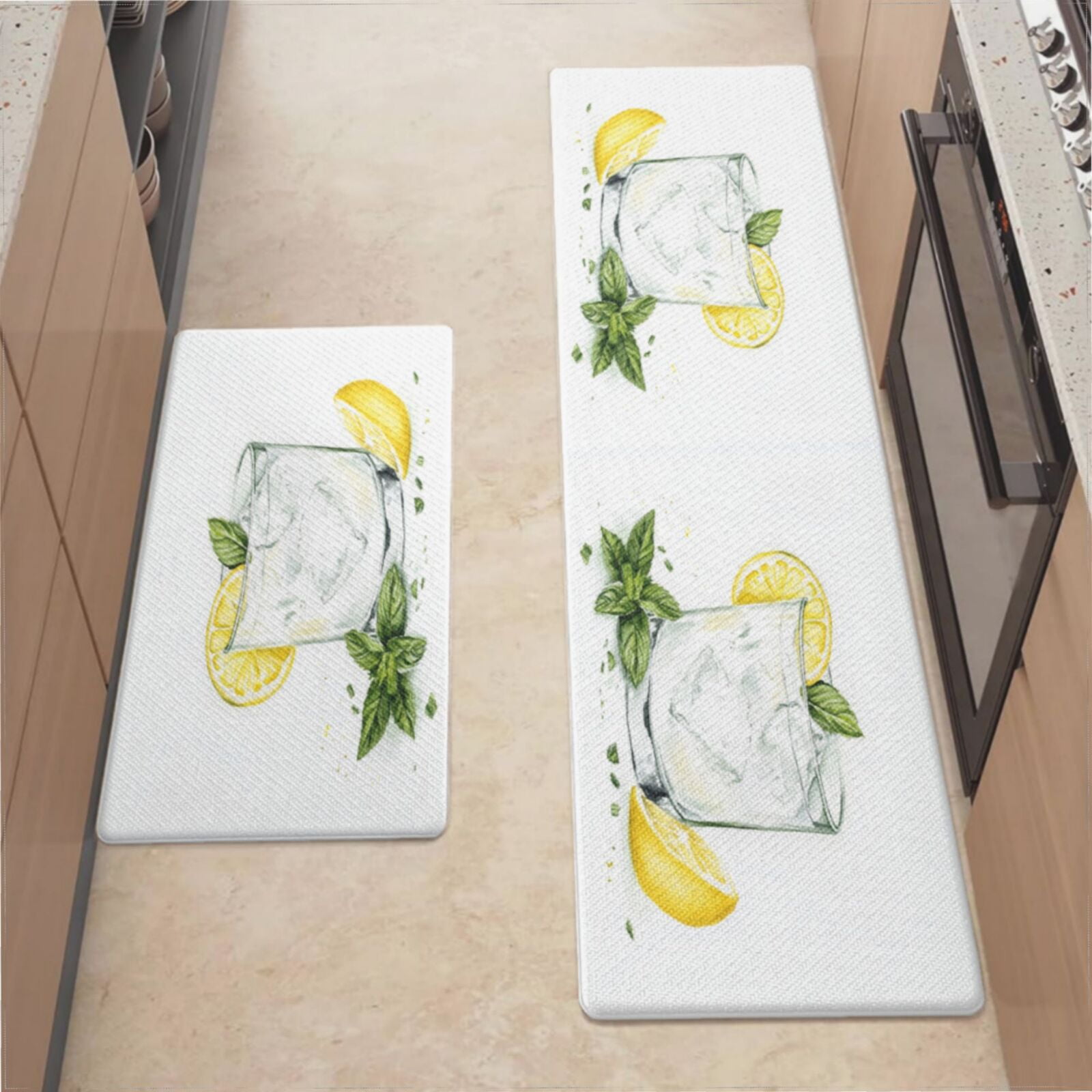 Anti Fatigue Cushioned Kitchen Mats For Floor, Waterproof Non Slip ...